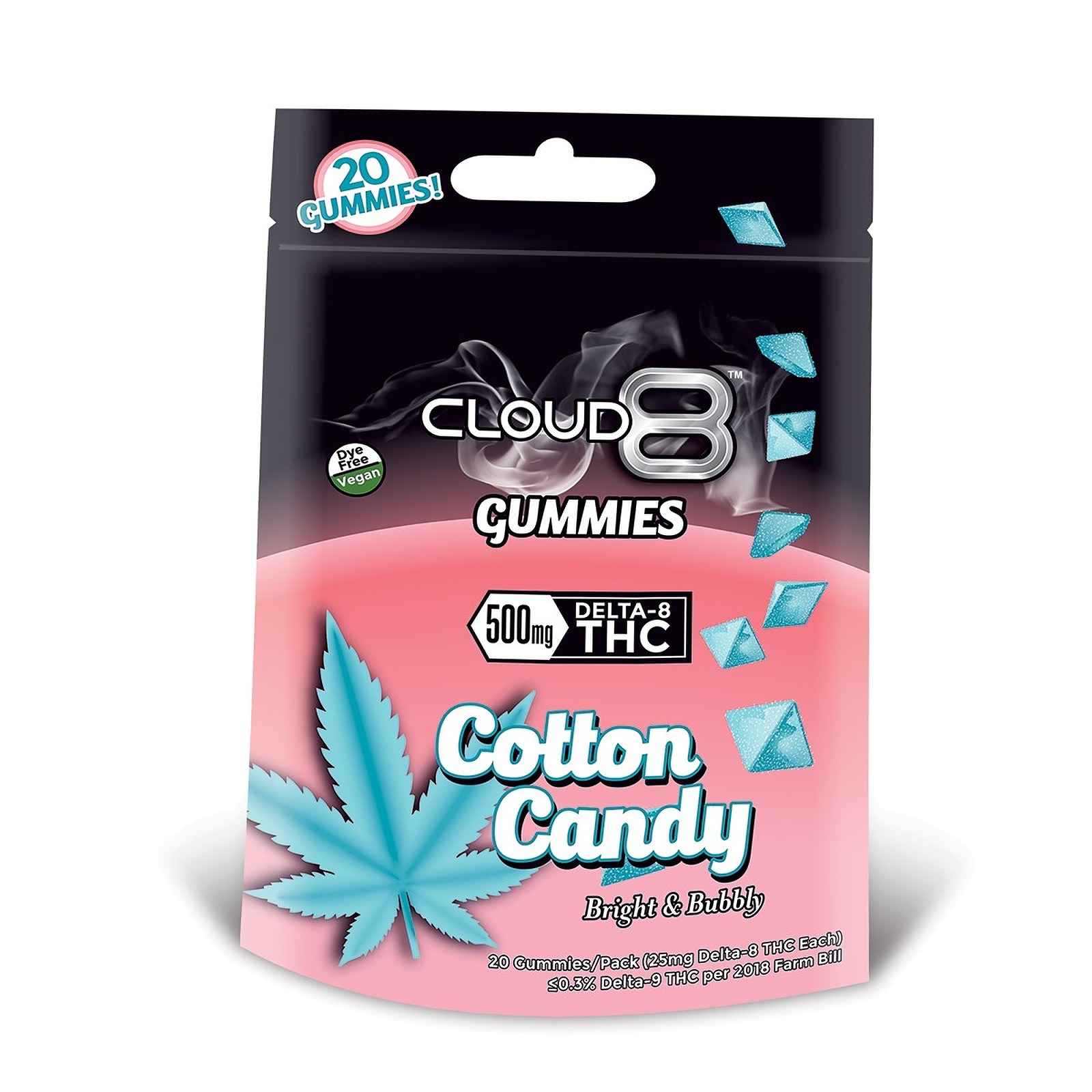 Cloud 8 Delta-8 THC: Cloud 8 - Delta 8 Gummies 20PK - 500MG (25MG ...