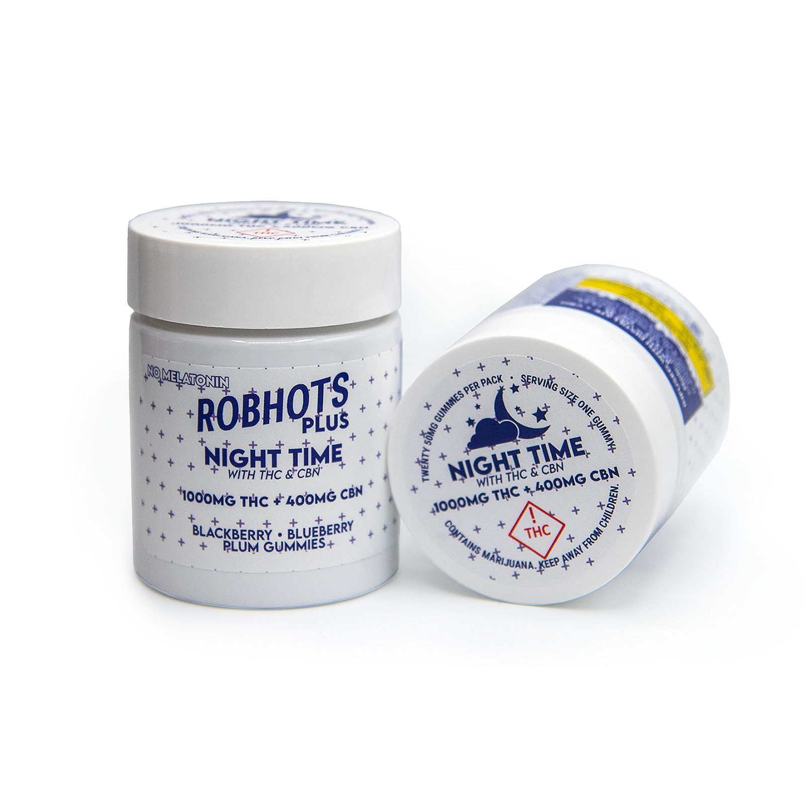 Robhots Edibles: ROBHOTS Plus Gummies | MED | Multipack Night Time (THC ...