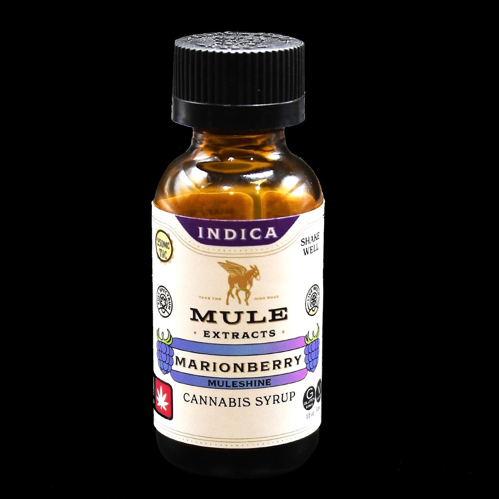 Mule Extracts: 250mg Marionberry Muleshine Indica | Leafly