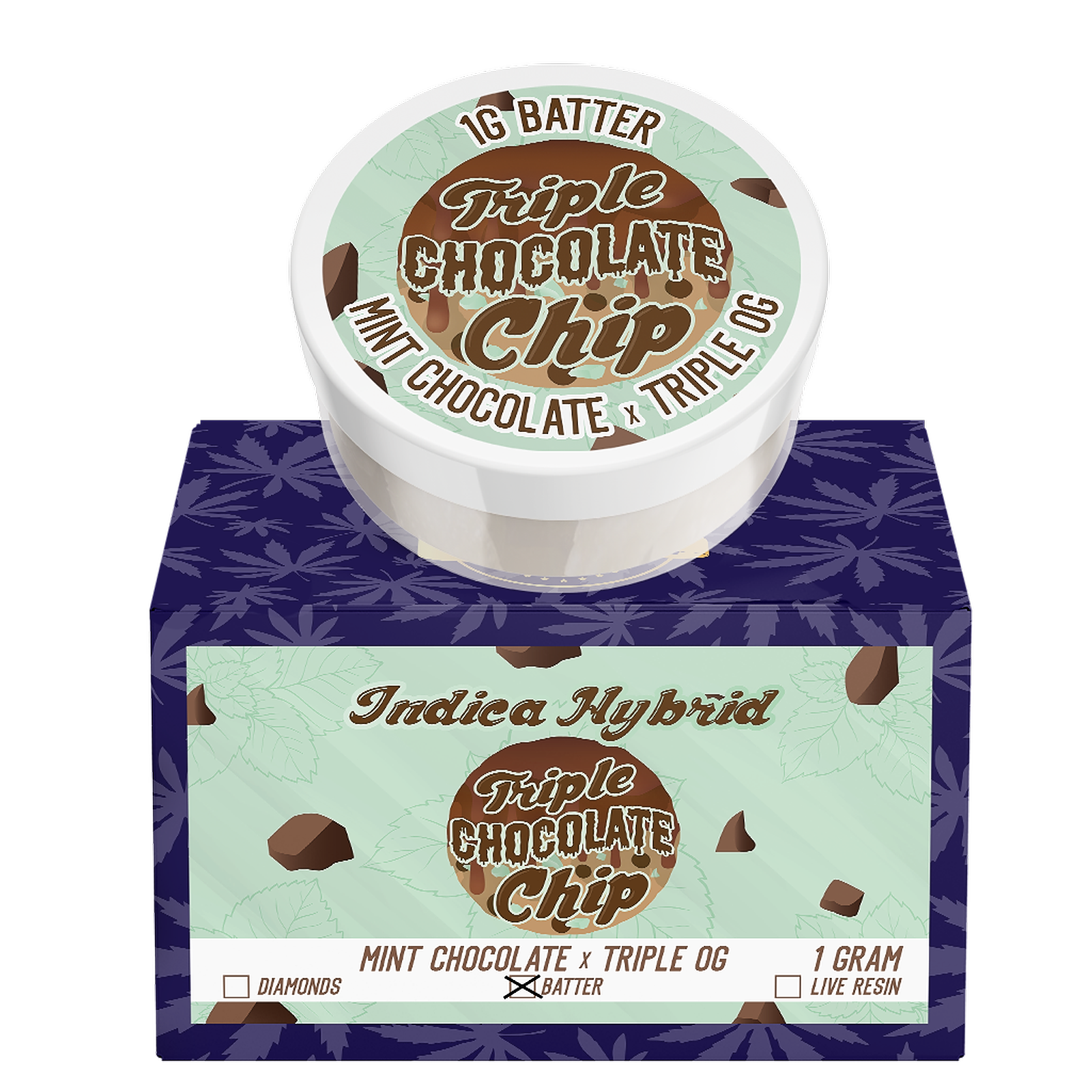 TRU Infusion: Triple Chocolate Chip Batter 1g | Leafly