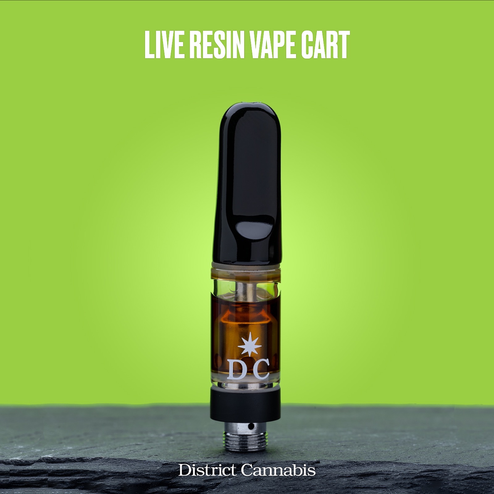 District Cannabis: Layer Cake Live Resin Vape Cart 1g | Leafly