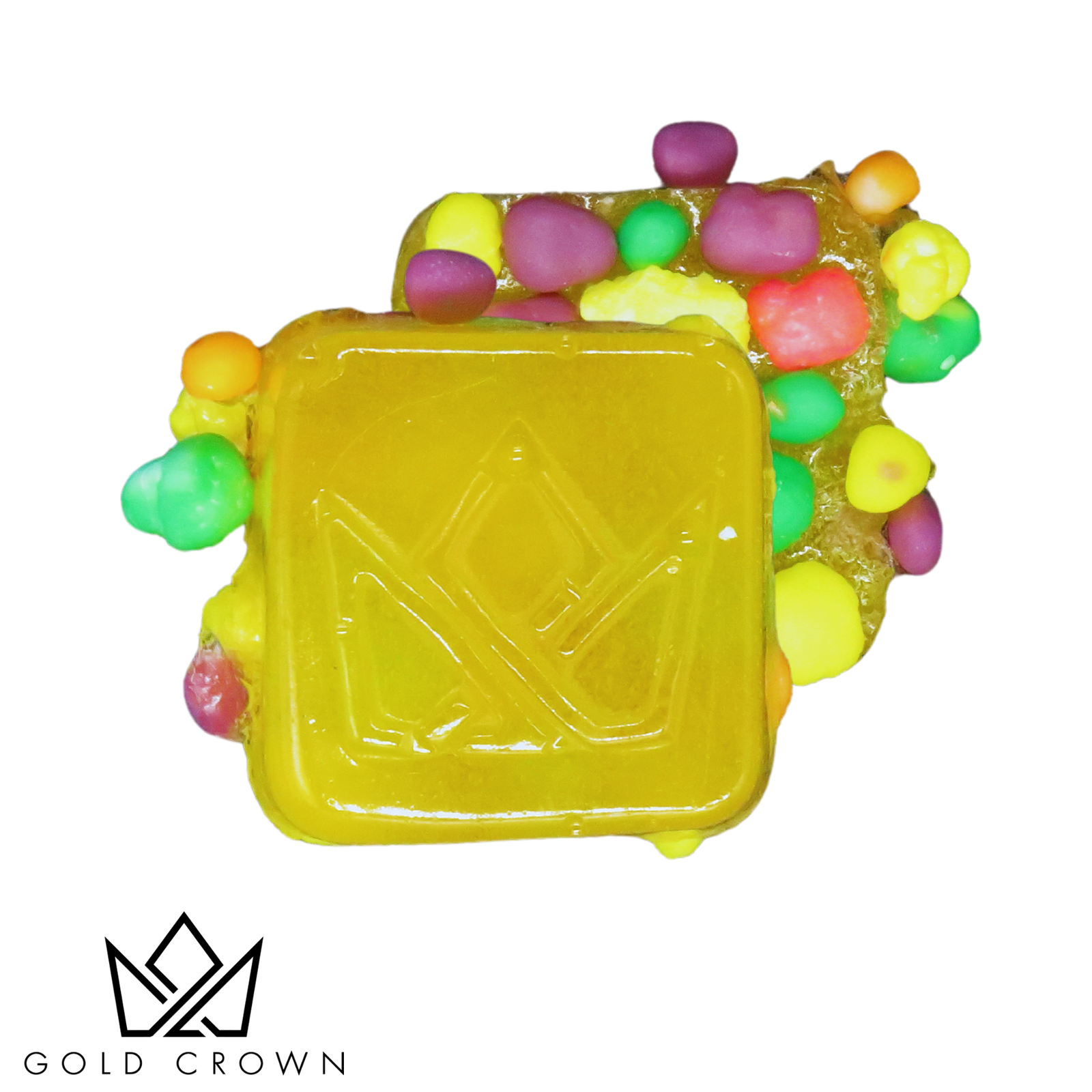 Gold Crown: Live Resin Gummies 25mg (200mg)- Pina Colada | Leafly