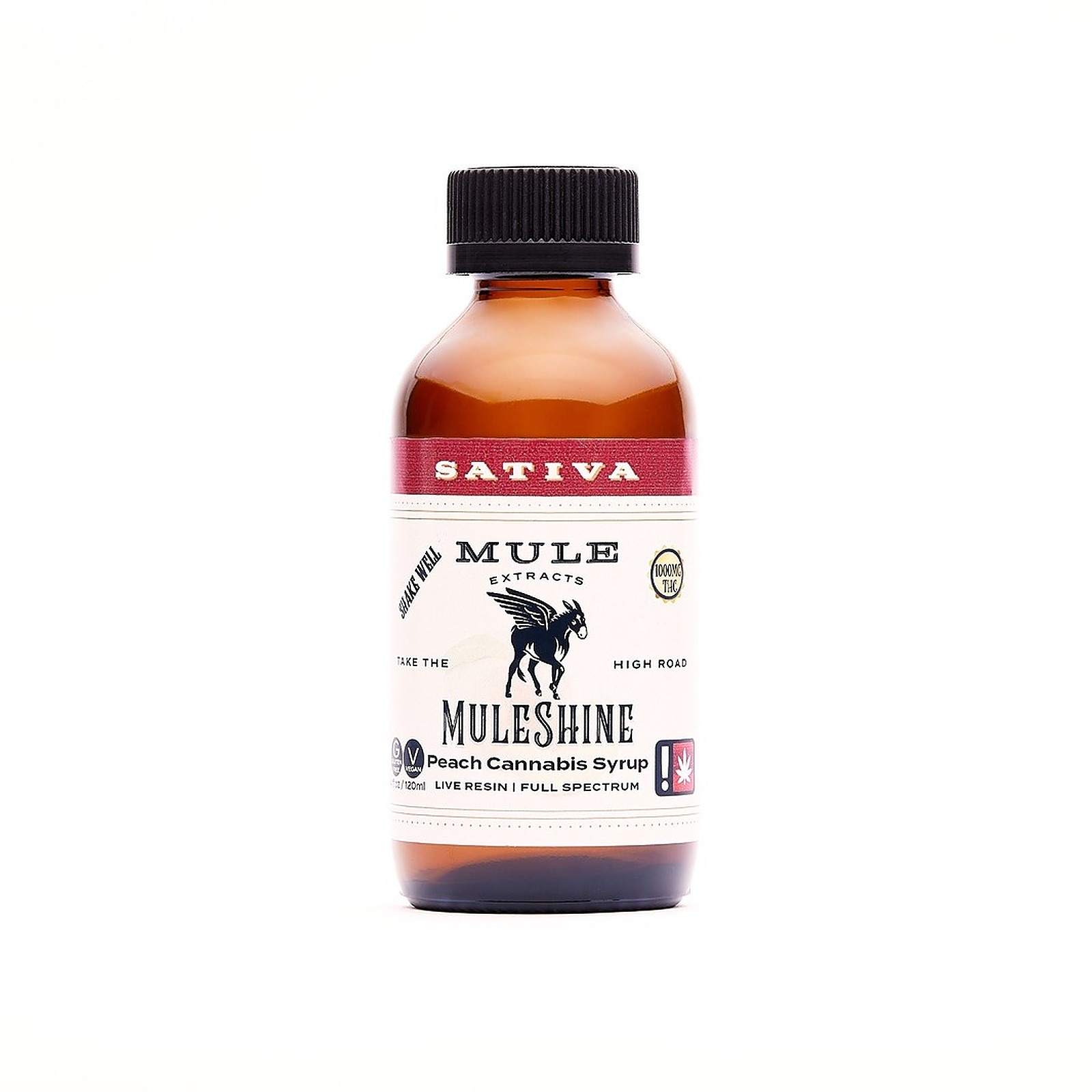 Mule Extracts: 1000mg Peach Muleshine Sativa | Leafly