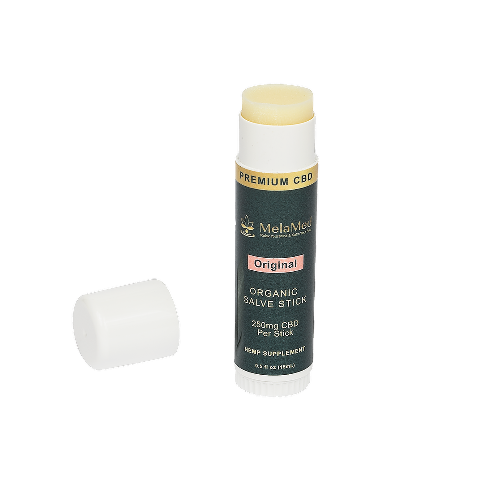 MelaMed Premium CBD: USDA Certified Organic Scent Free Salve Stick ...