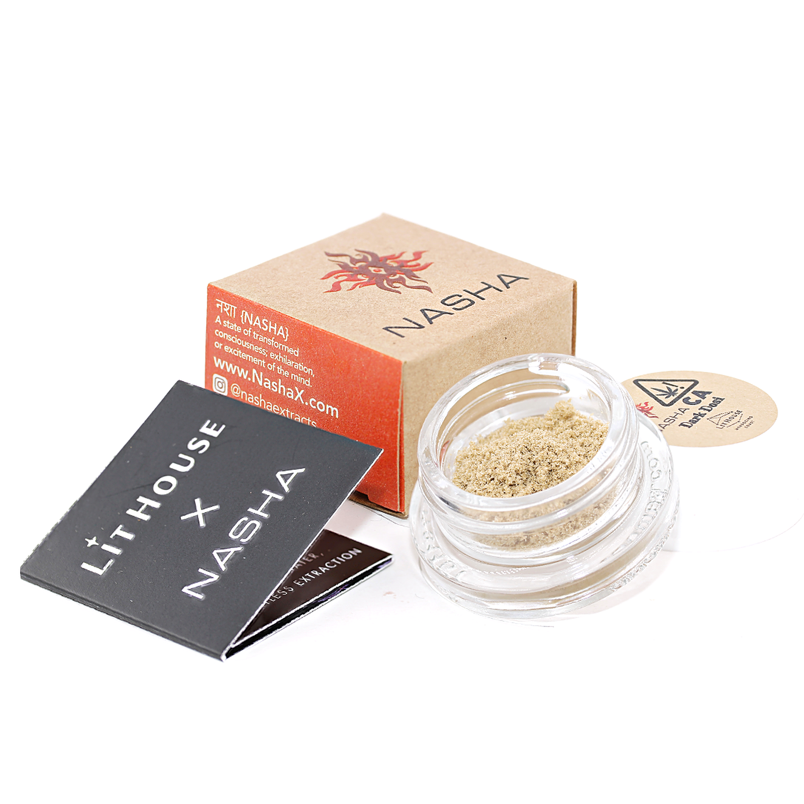 NASHA: Dark Dosi Orange Powder Hash | Leafly