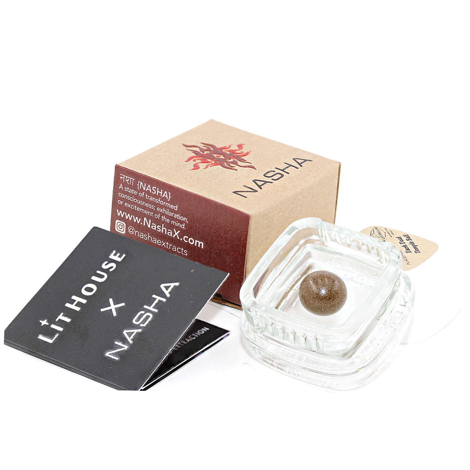 NASHA: Dark Dosi by LitHouse Red Temple Ball Hash | Leafly