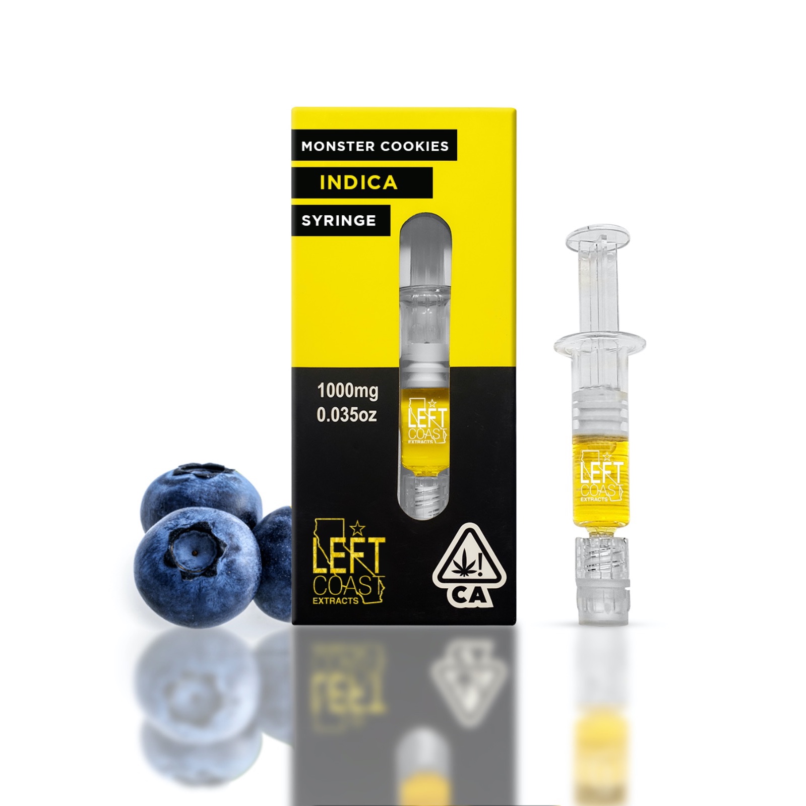 Left Coast Extracts: Monster Cookies Distillate Syringe 1g | Leafly