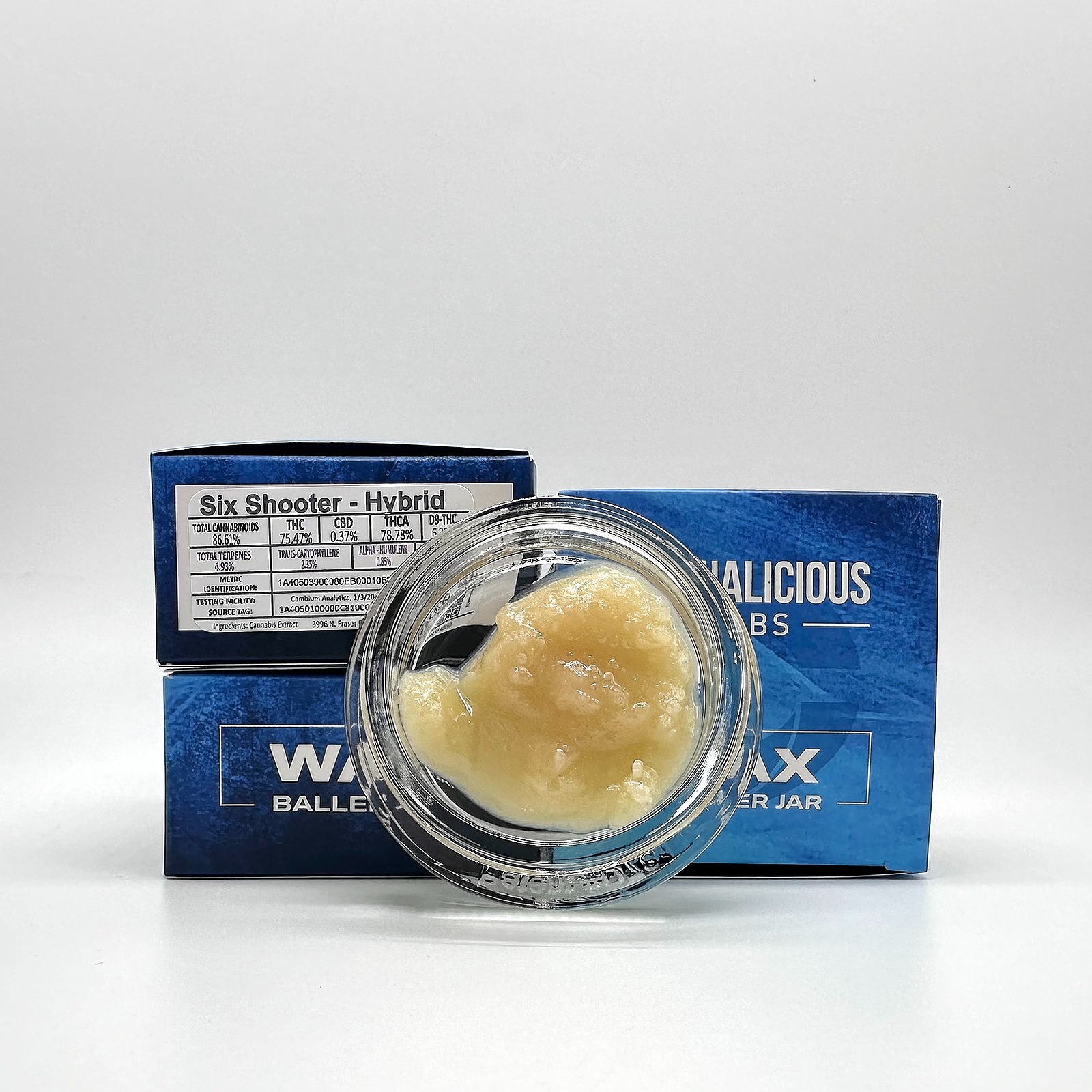 Cannalicious Labs: Six Shooter Wax Baller Jar - Hybrid | Leafly