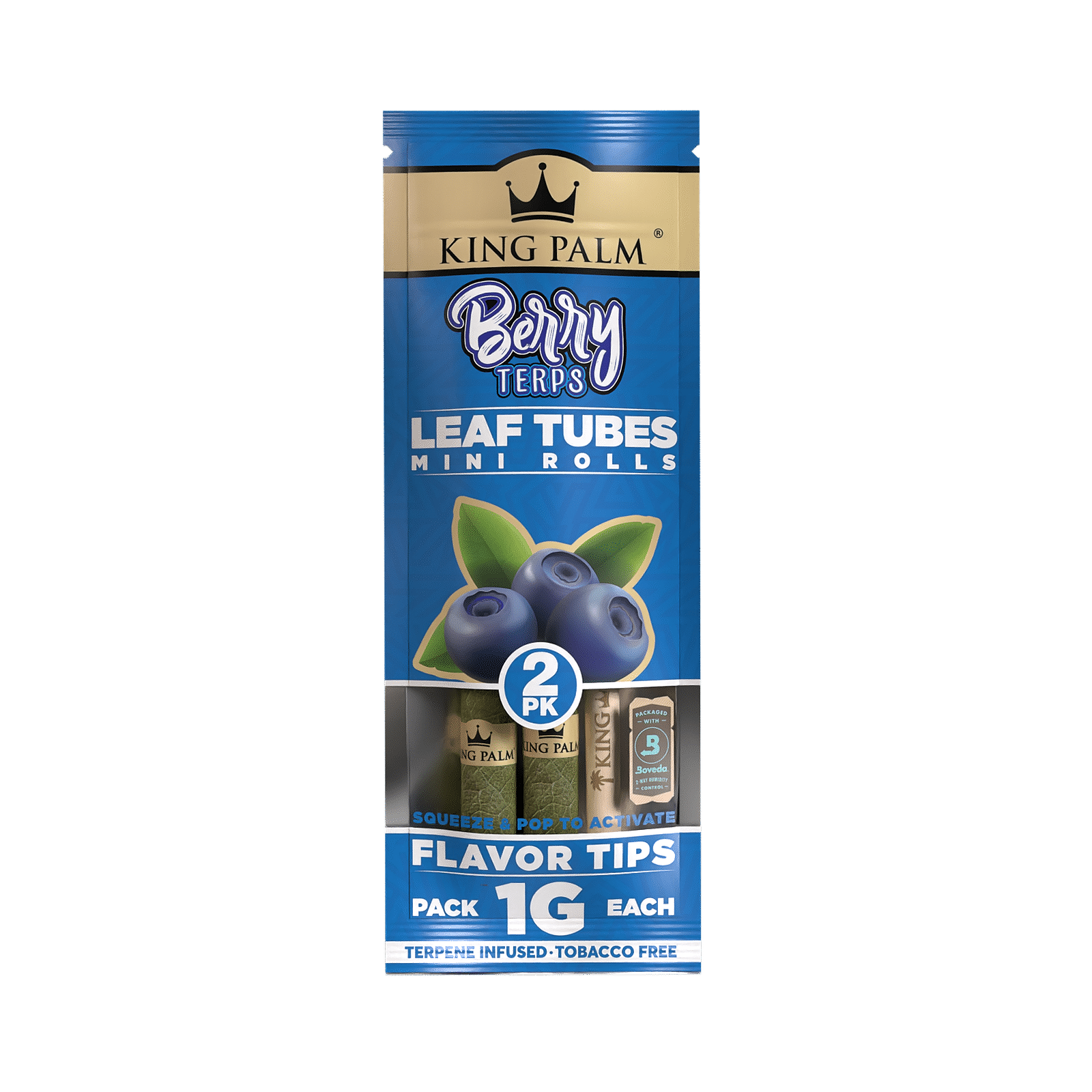 King Palm: Berry Terps Mini Rolls 2-pack | Leafly