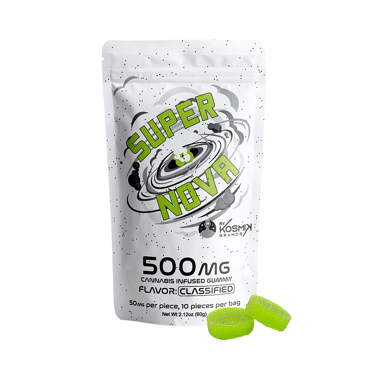 Kosmik Brands: Supernova 500mg - Green | Leafly