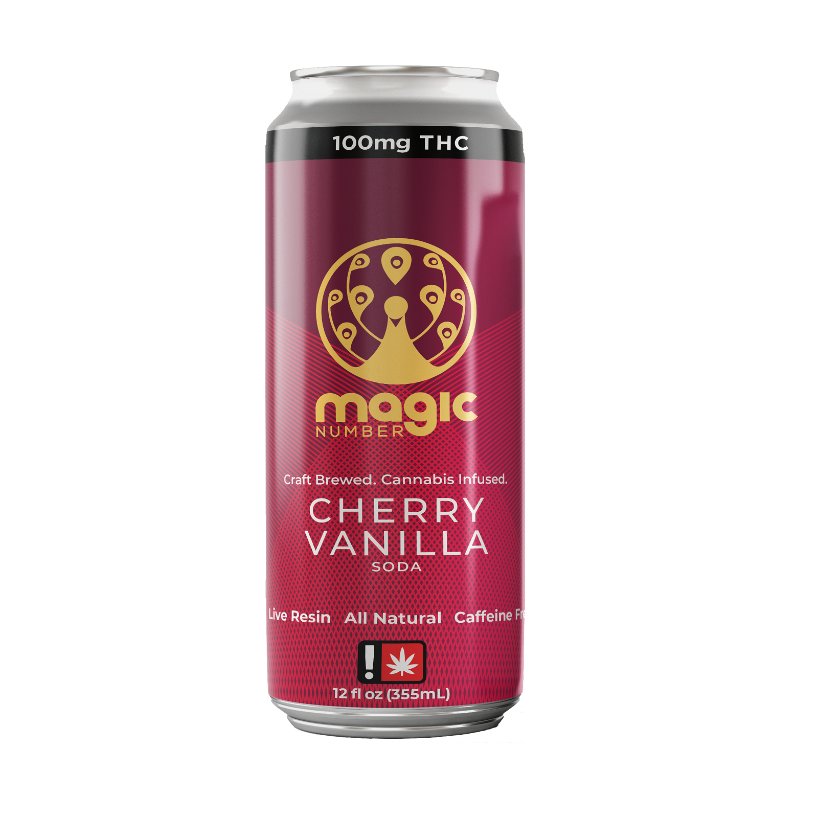 Magic Number: Cherry Vanilla Soda - Live Resin 100mg | Leafly