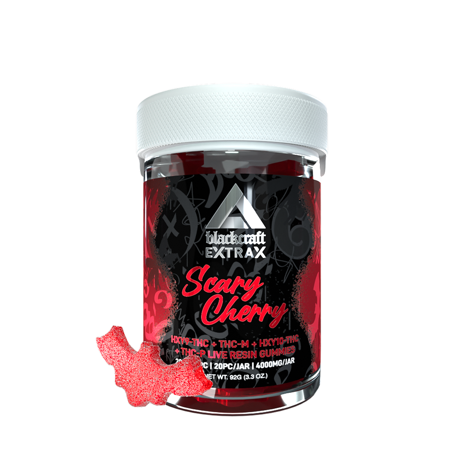 Delta Extrax: Scary Cherry | Blackcraft Extrax HXY-10 + THCp 4000mg ...