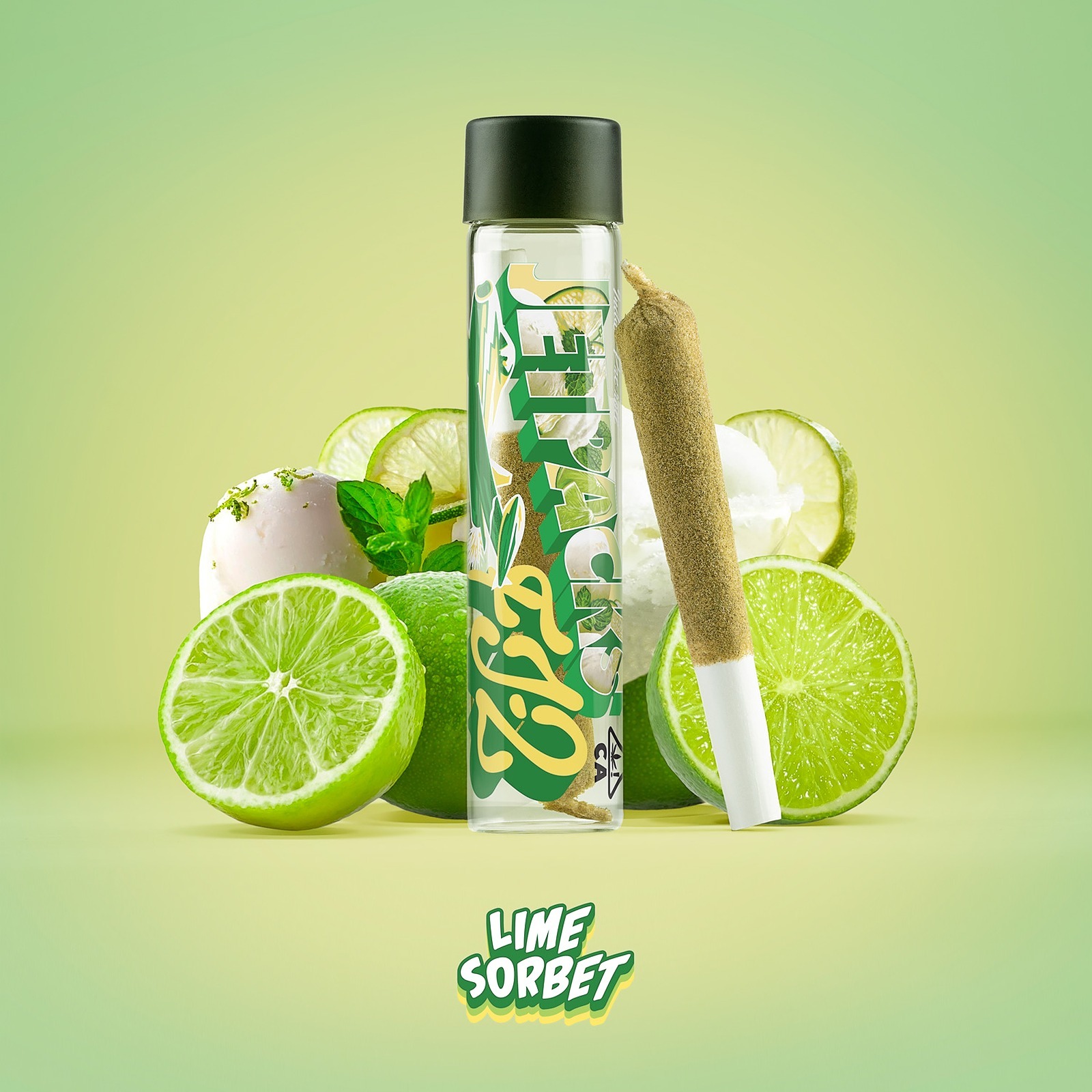 Jetpacks: Lime Sorbet FJ-2 (2G Infused, THCA Concentrate & Kief Covered ...