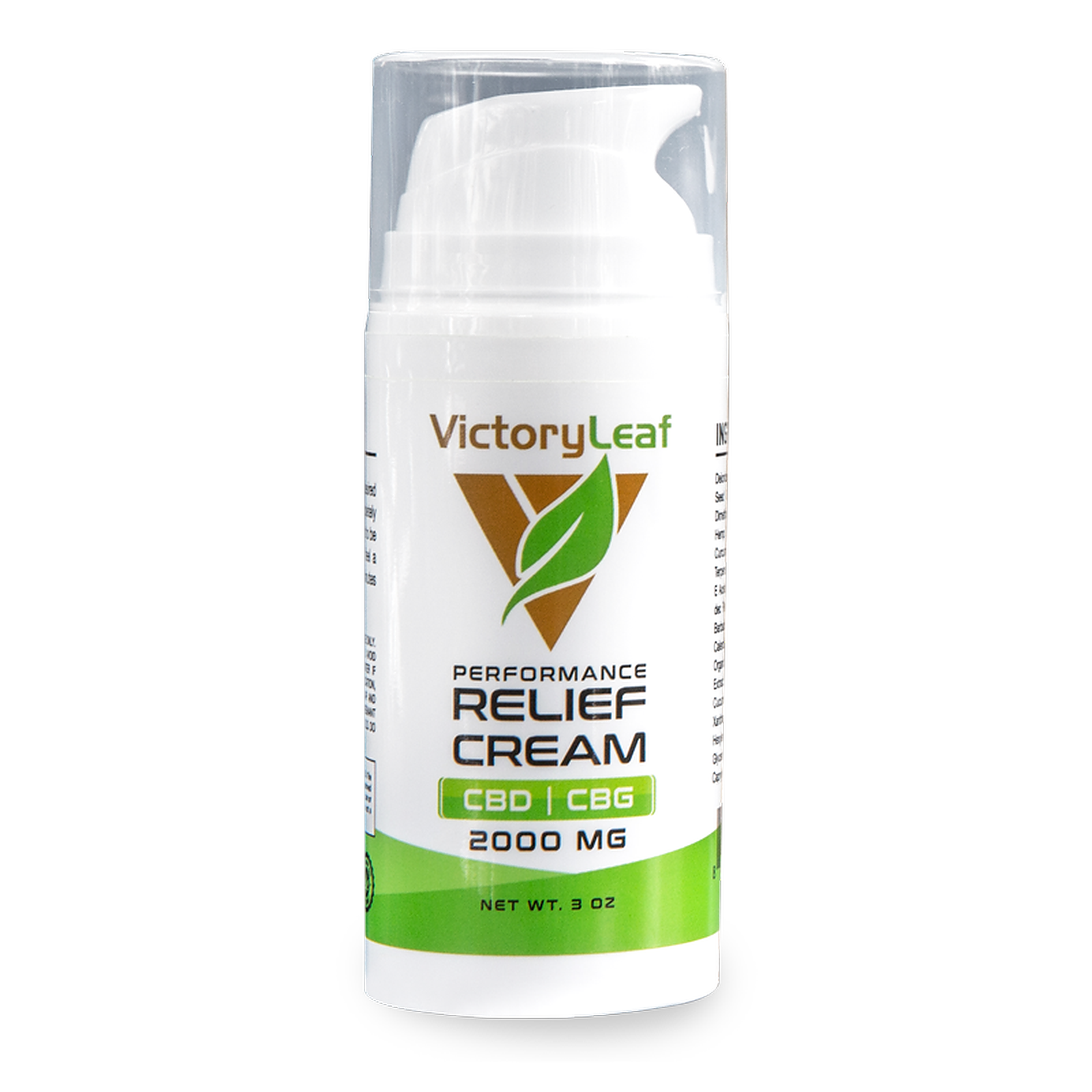 Victory Leaf: Performance Relief Cream 2000mg | Leafly