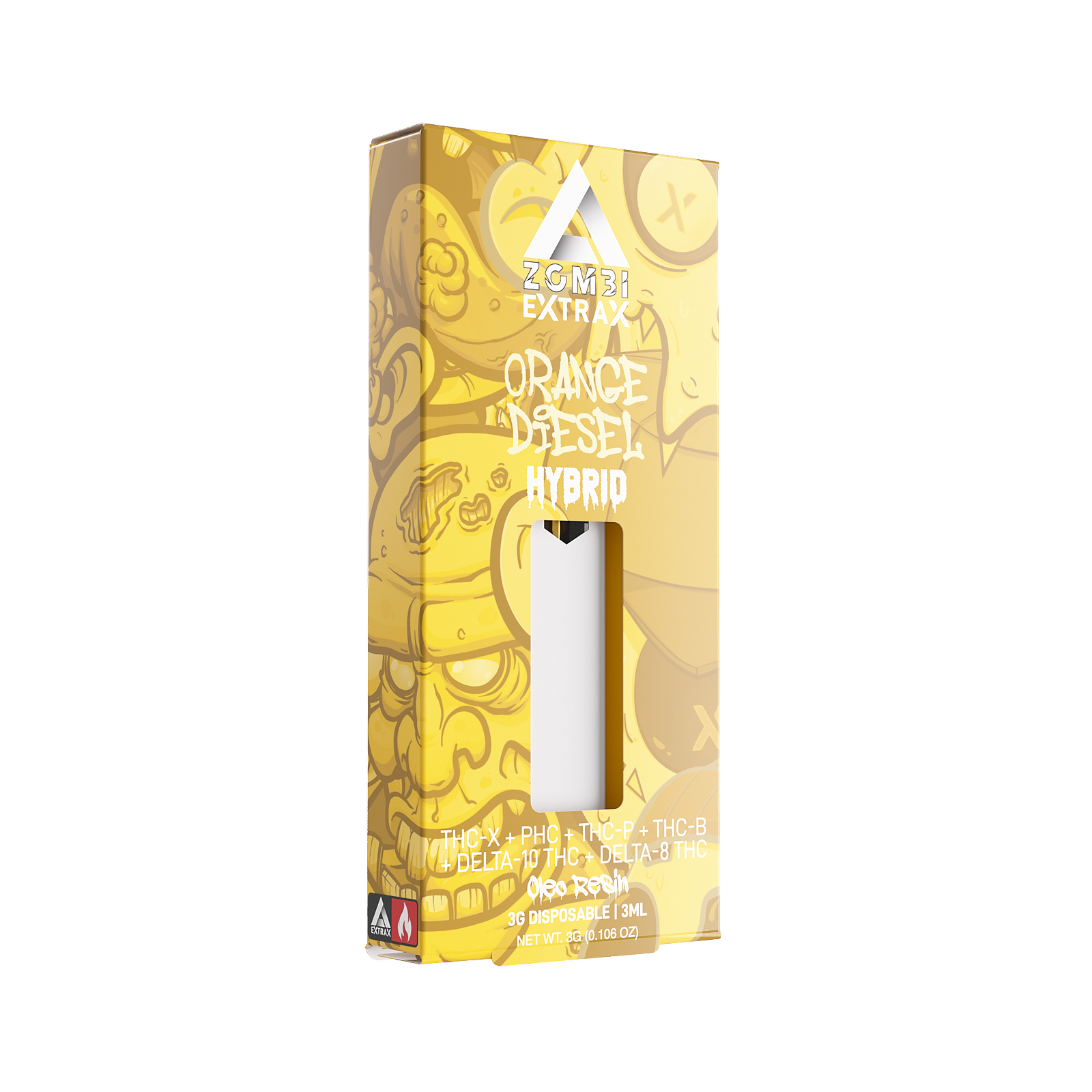 Delta Extrax: Orange Diesel Zombi Extrax Oleo Resin Disposable 3G | Leafly