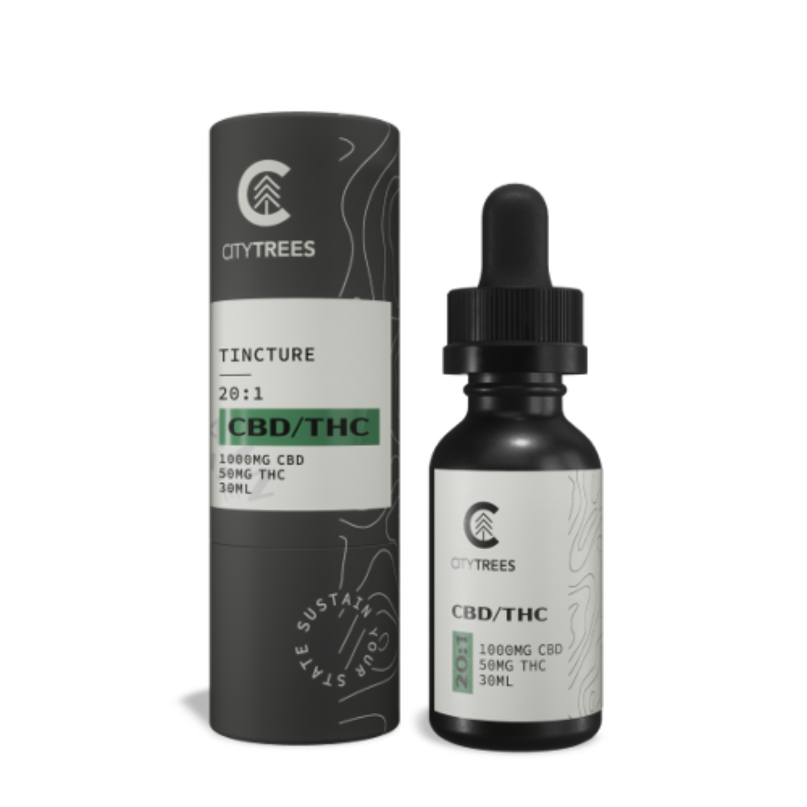 City Trees: City Trees 20:1 MCT Oil Tincture | Leafly