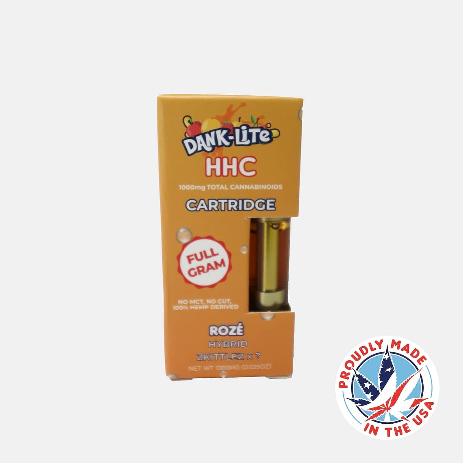 DankLite: HHC Vape Cartridge – Roze (Hybrid) | Leafly