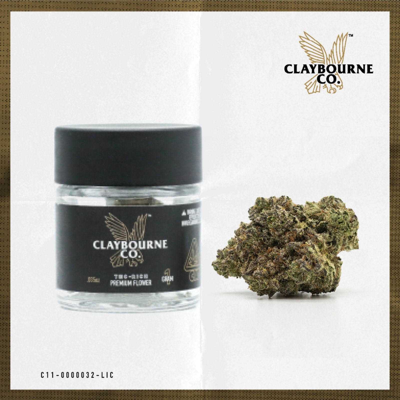 Claybourne Co.: White Tahoe Cookies (1g) | Leafly