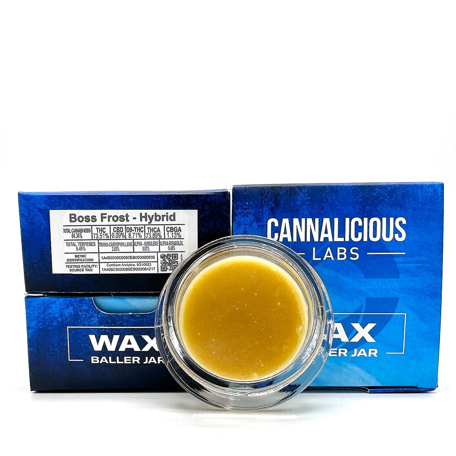 Cannalicious Labs: Boss Frost Wax Baller Jar - Hybrid | Leafly