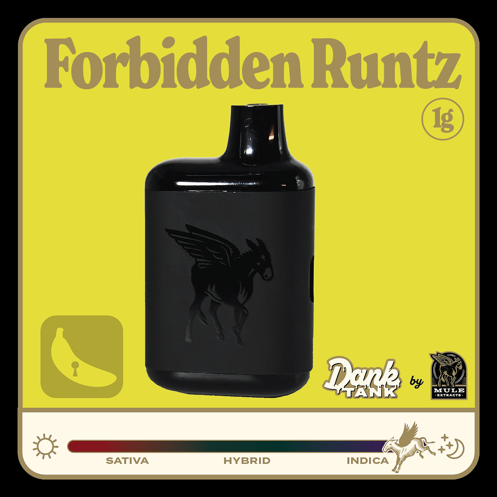 Mule Extracts: 1g Dank Tank Pure Live Resin Forbidden Runtz 73.2% ...