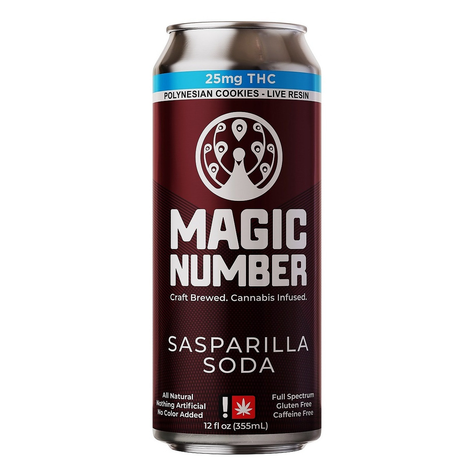 Magic Number: Sasparilla Soda - Live Resin 25mg | Leafly