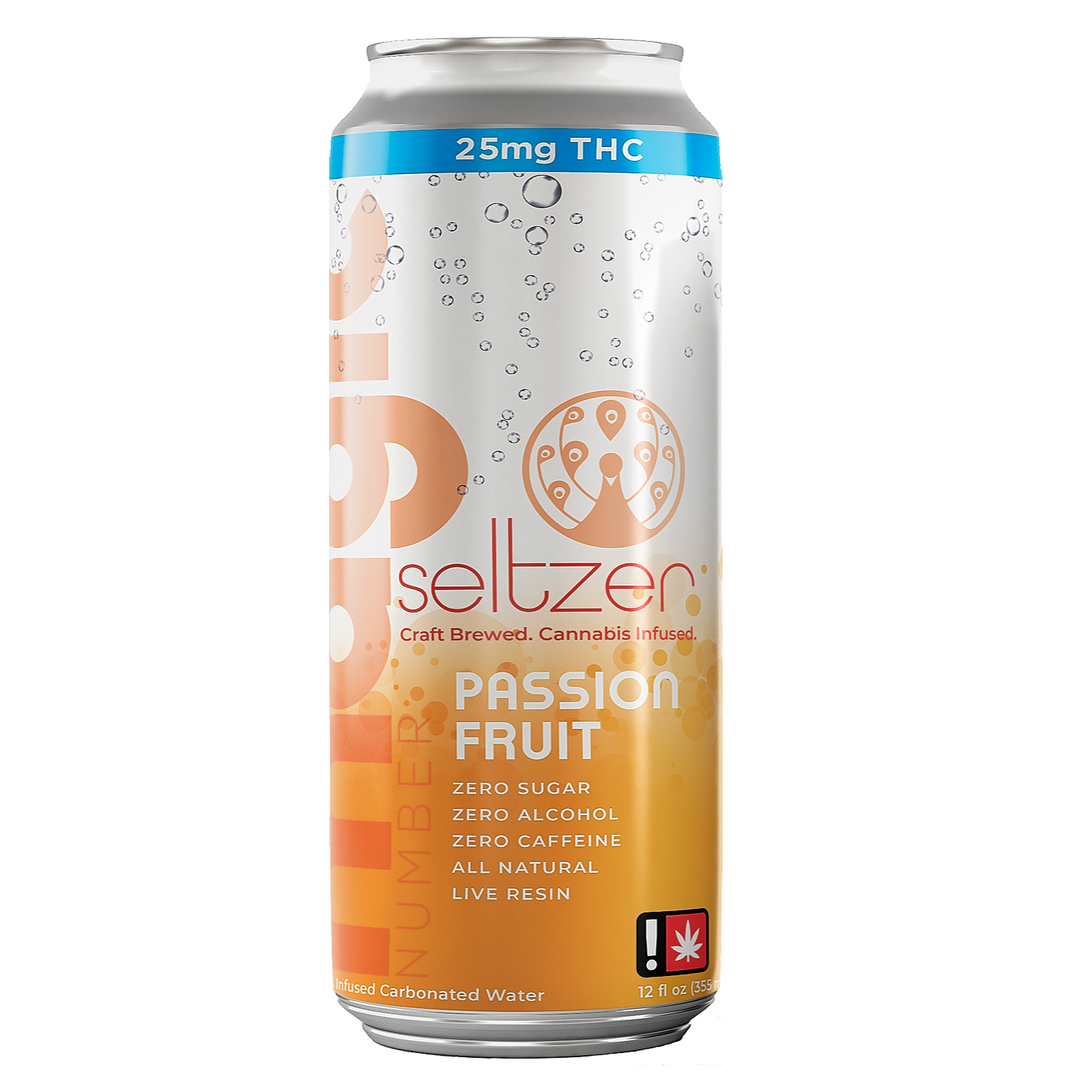 Magic Number: Passion Fruit Seltzer - Live Resin 25mg | Leafly