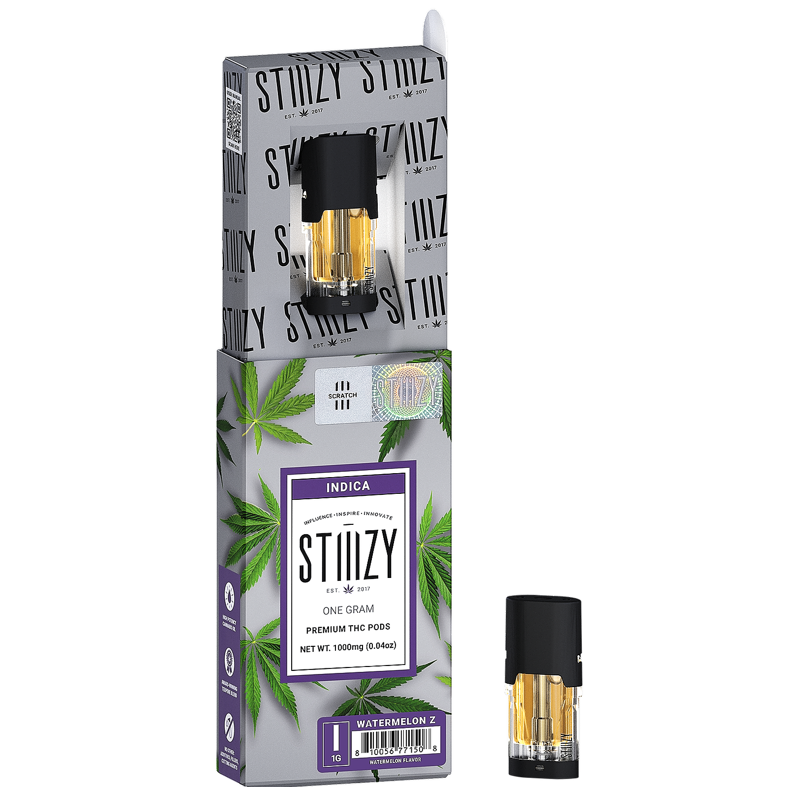 STIIIZY: WATERMELON Z - PREMIUM THC POD 1G | Leafly STIIIZY: WATERMELON Z - PREMIUM THC POD 1G | Leafly