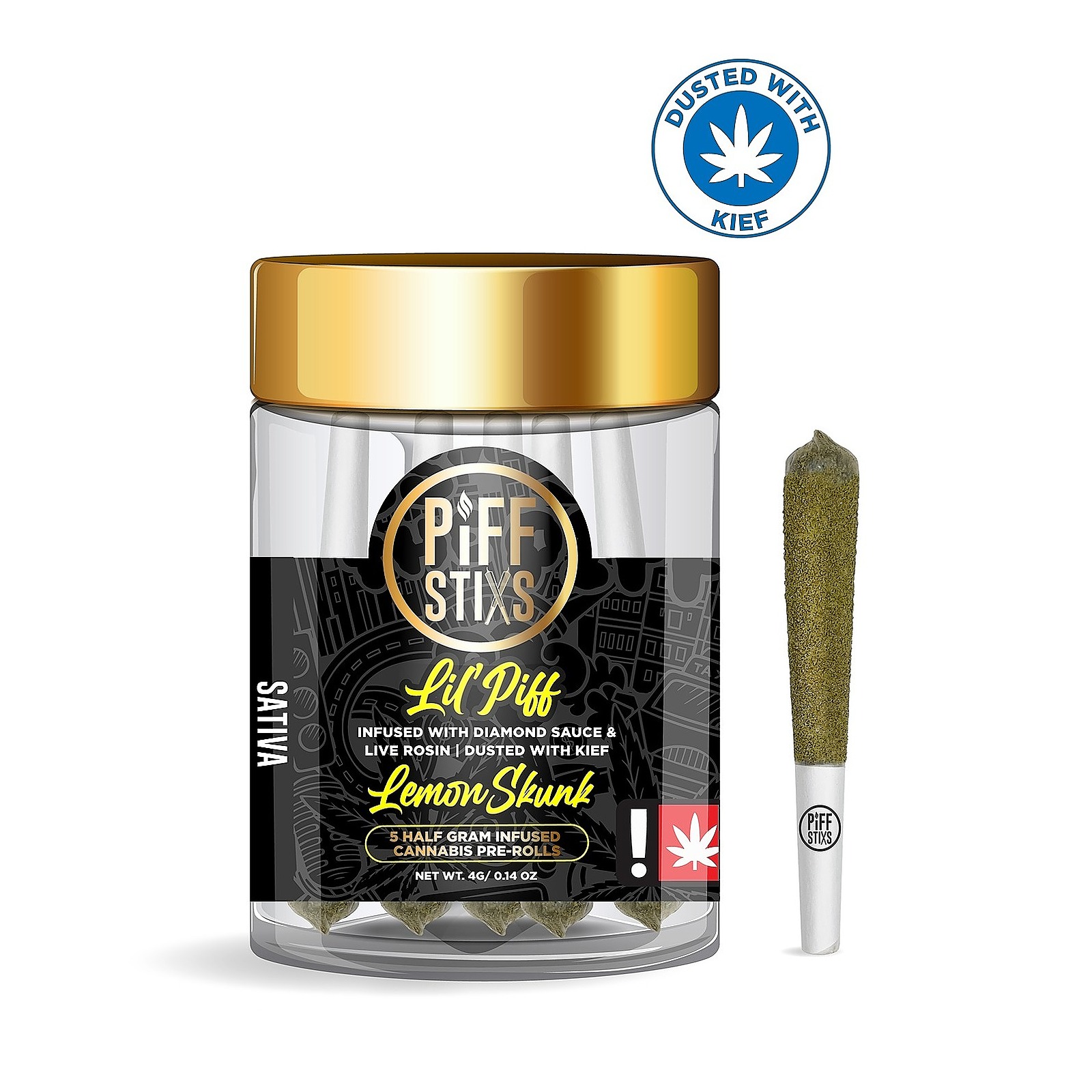 Piff Stixs: Lemon Skunk | Leafly