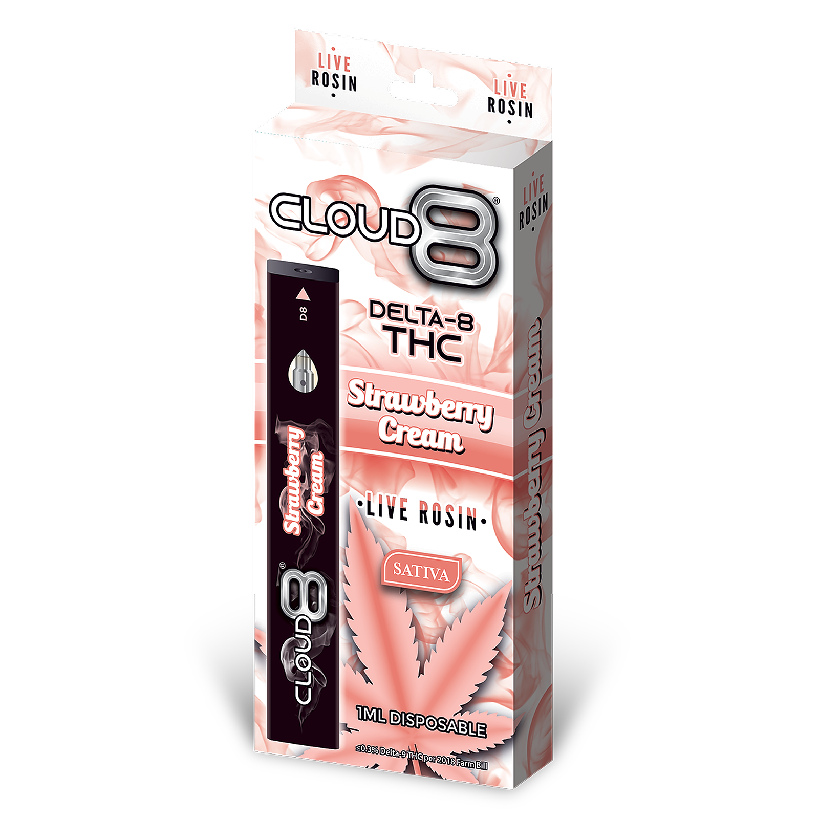 Cloud 8 Delta-8 THC: Cloud 8 *LIVE ROSIN* Delta 8 - Strawberry Cream ...