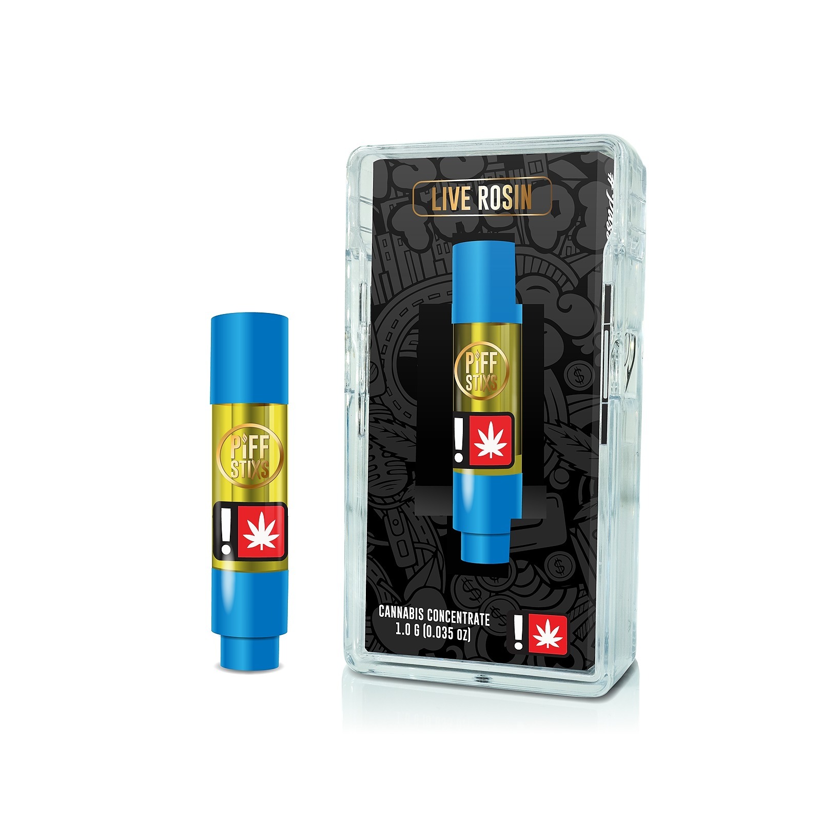 Piff Stixs: Piff Glass Cart - Blue | Leafly