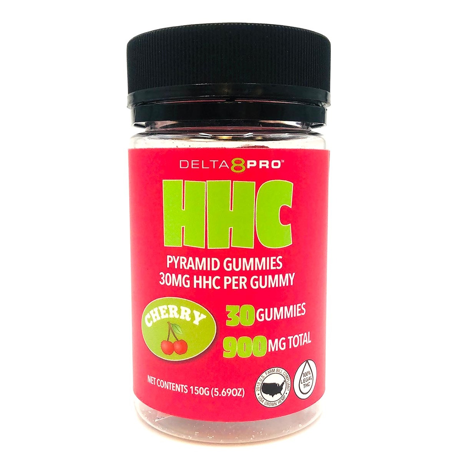 Delta 8 Pro: 30mg HHC/10mg CBN Pyramid Gummies 30 Count Cherry | Leafly