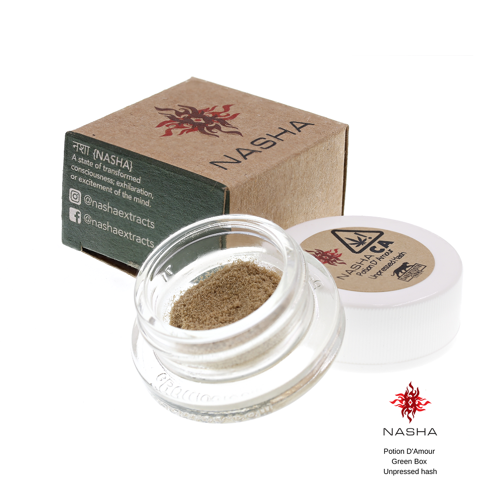 NASHA: Potion D' Amour Green Unpressed Hash | Leafly