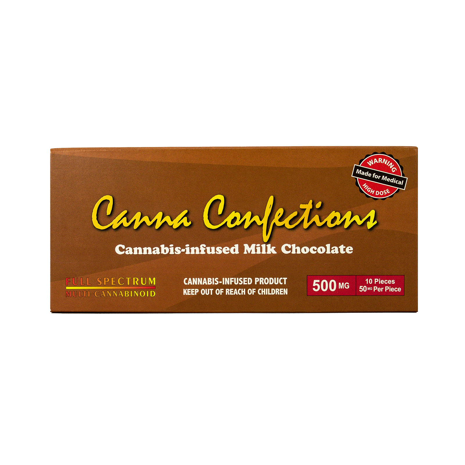 Canna Confections: Canna Confections - Milk Chocolate Bar [500mg] | Leafly