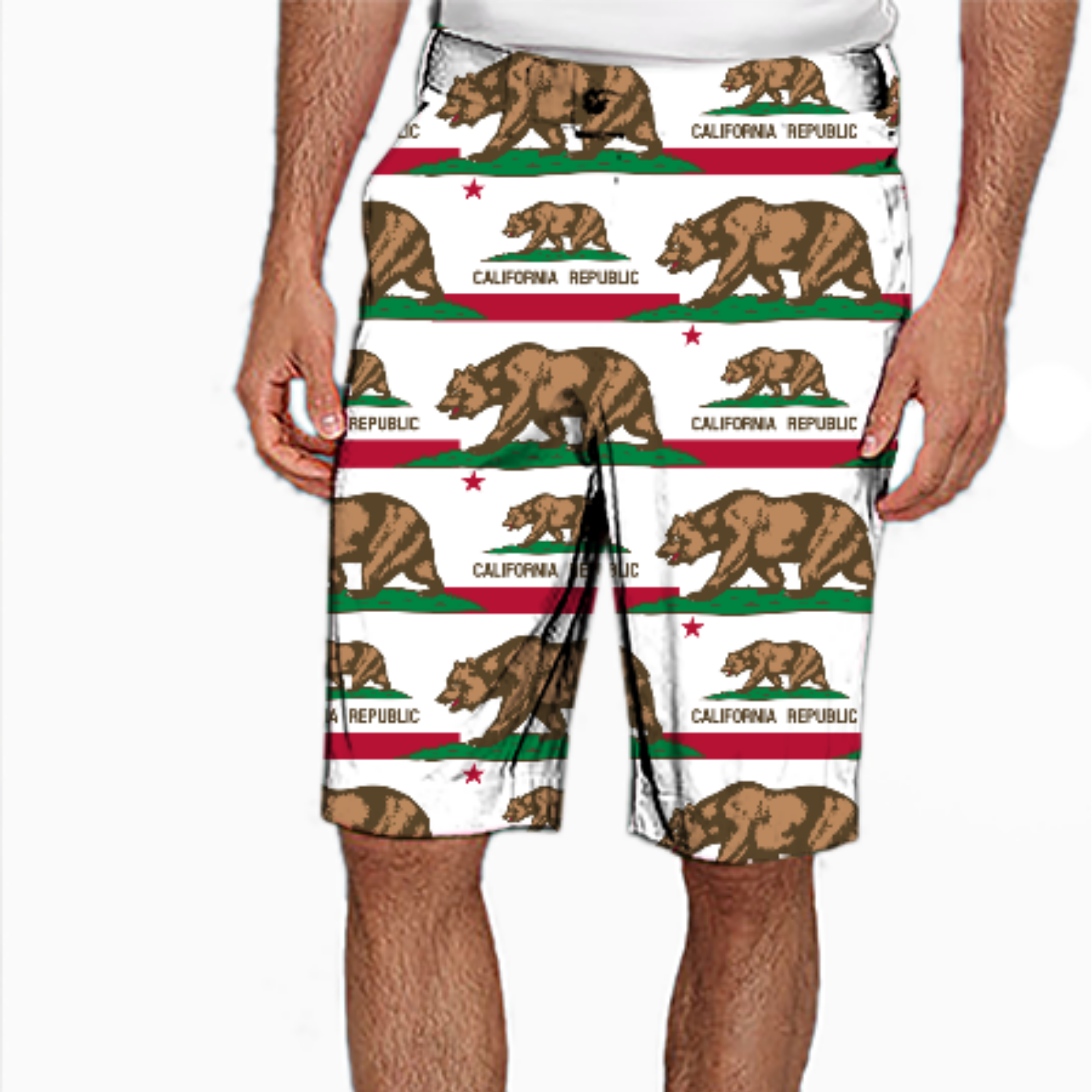 SwarmCity Ventures "On The Grass": Cali Republic Men's Shorts | Leafly