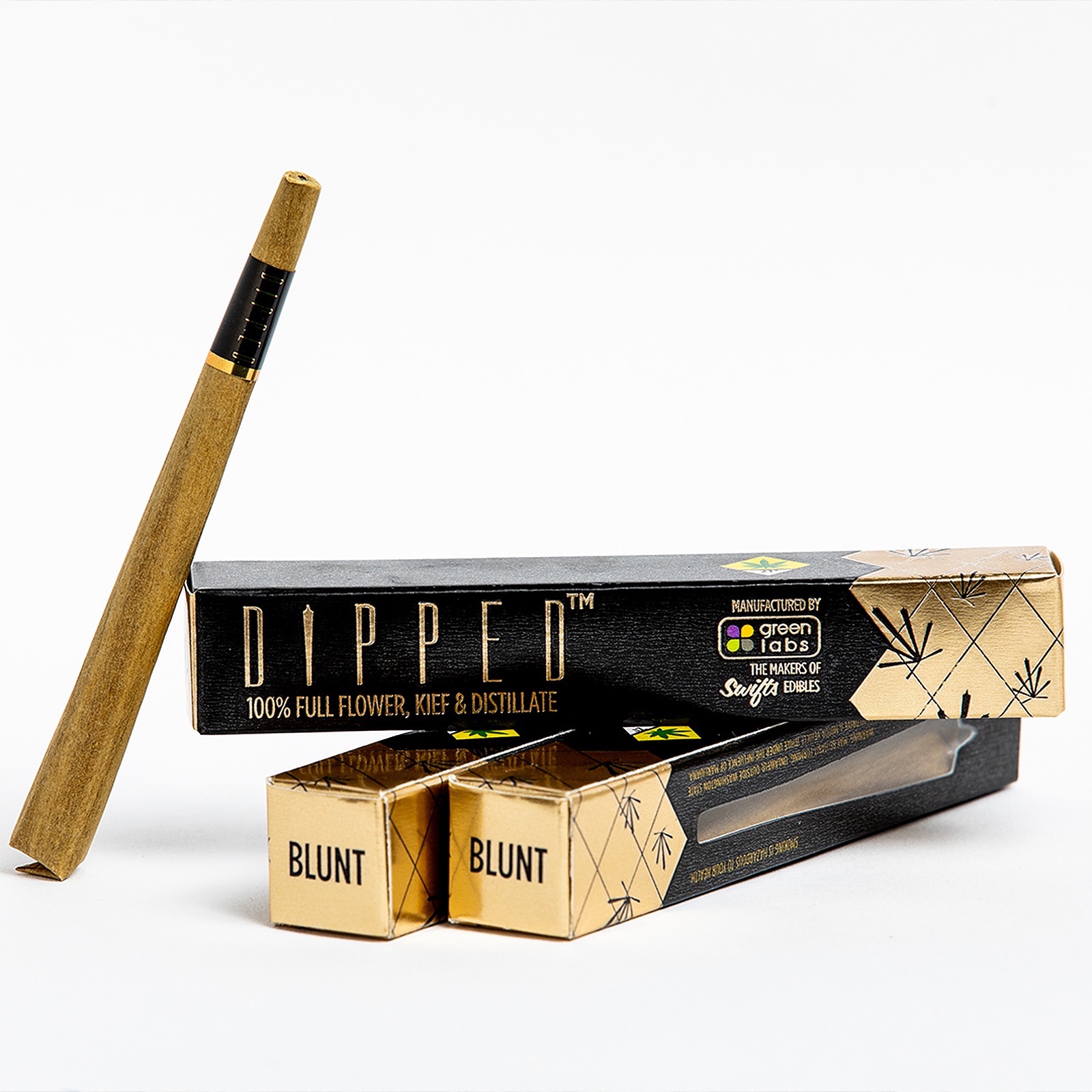 Swifts Coastal Confectionery: Green Crack (Sativa) DIPPED Blunt 1g | Leafly