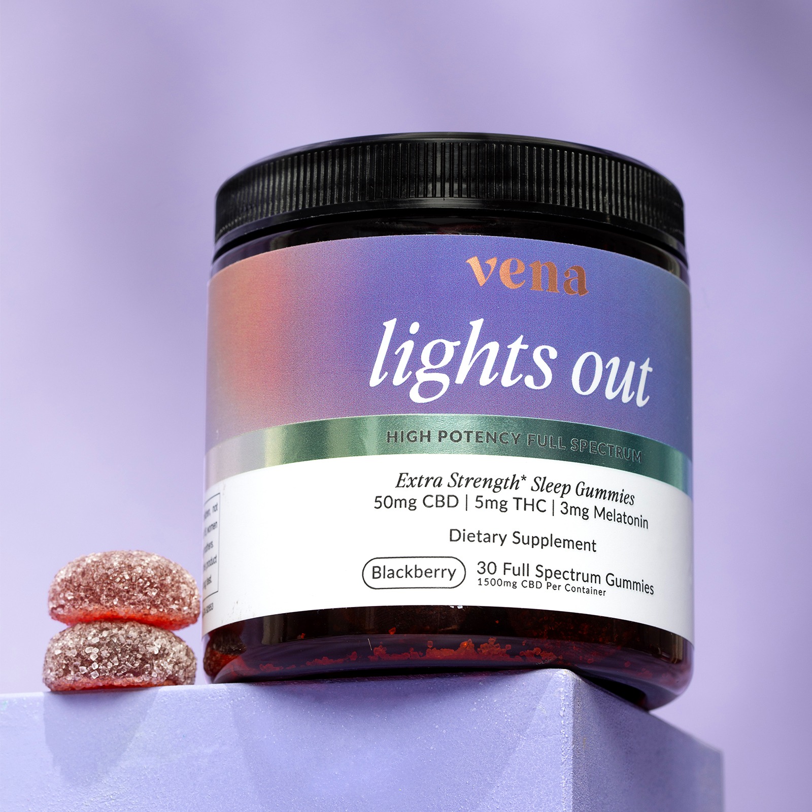 Vena | 25% off with LEAFLY25: Lights Out THC Sleep Gummies | 25% off ...