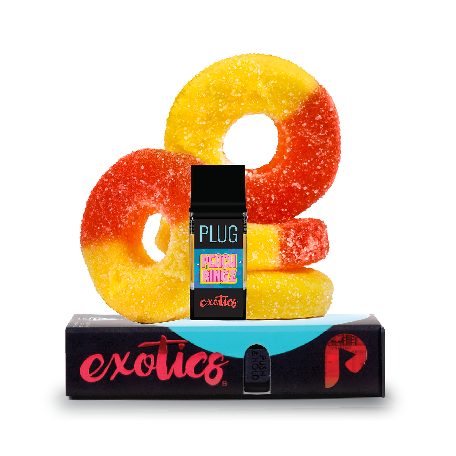 PLUGPLAY™: PLUGPLAY™ | PLUG™ Pod | Exotics | California & Colorado | Peach Ringz | 1g | Leafly