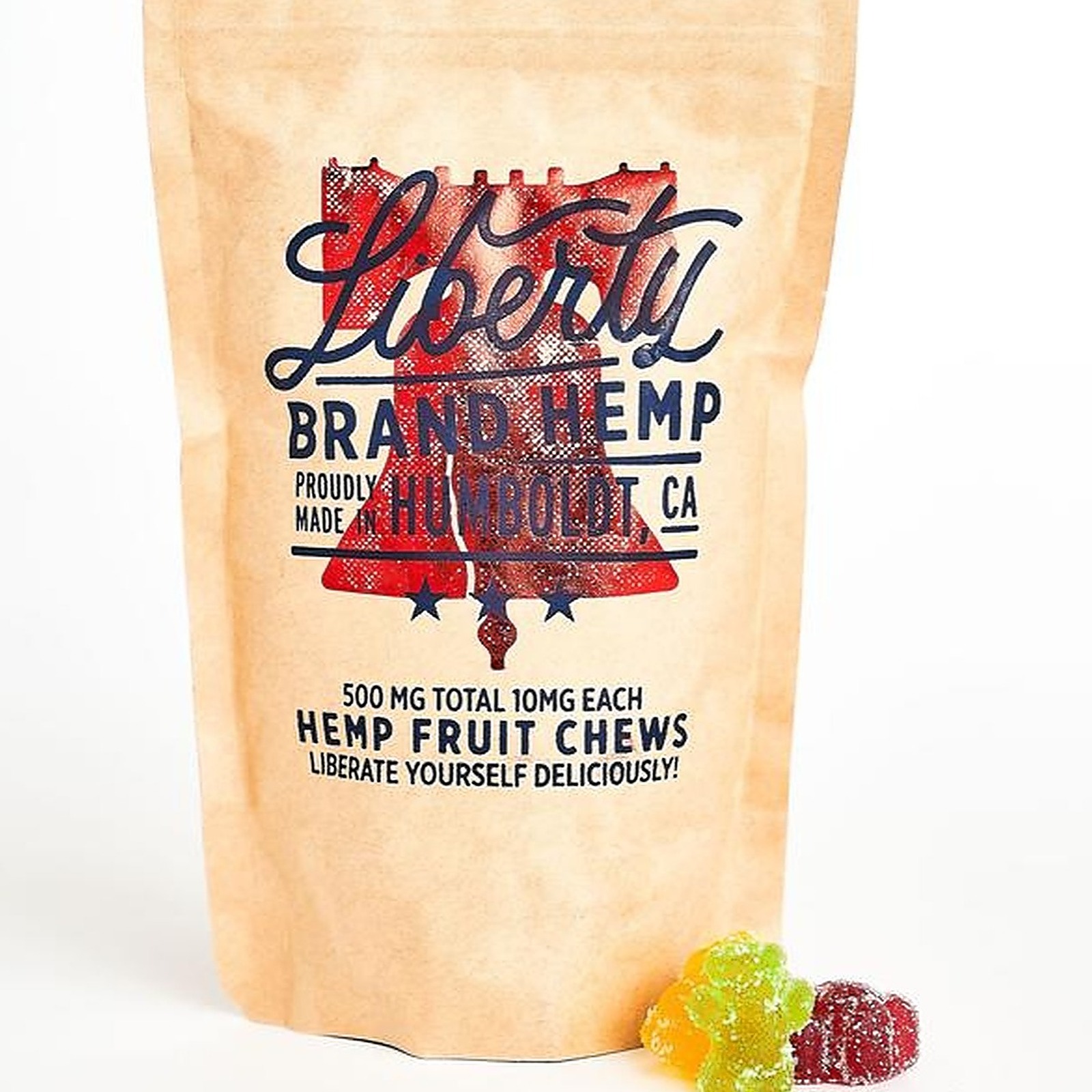 Mind Body Hemp: LIBERTY - Hemp Fruit Chews - 500mg | Leafly