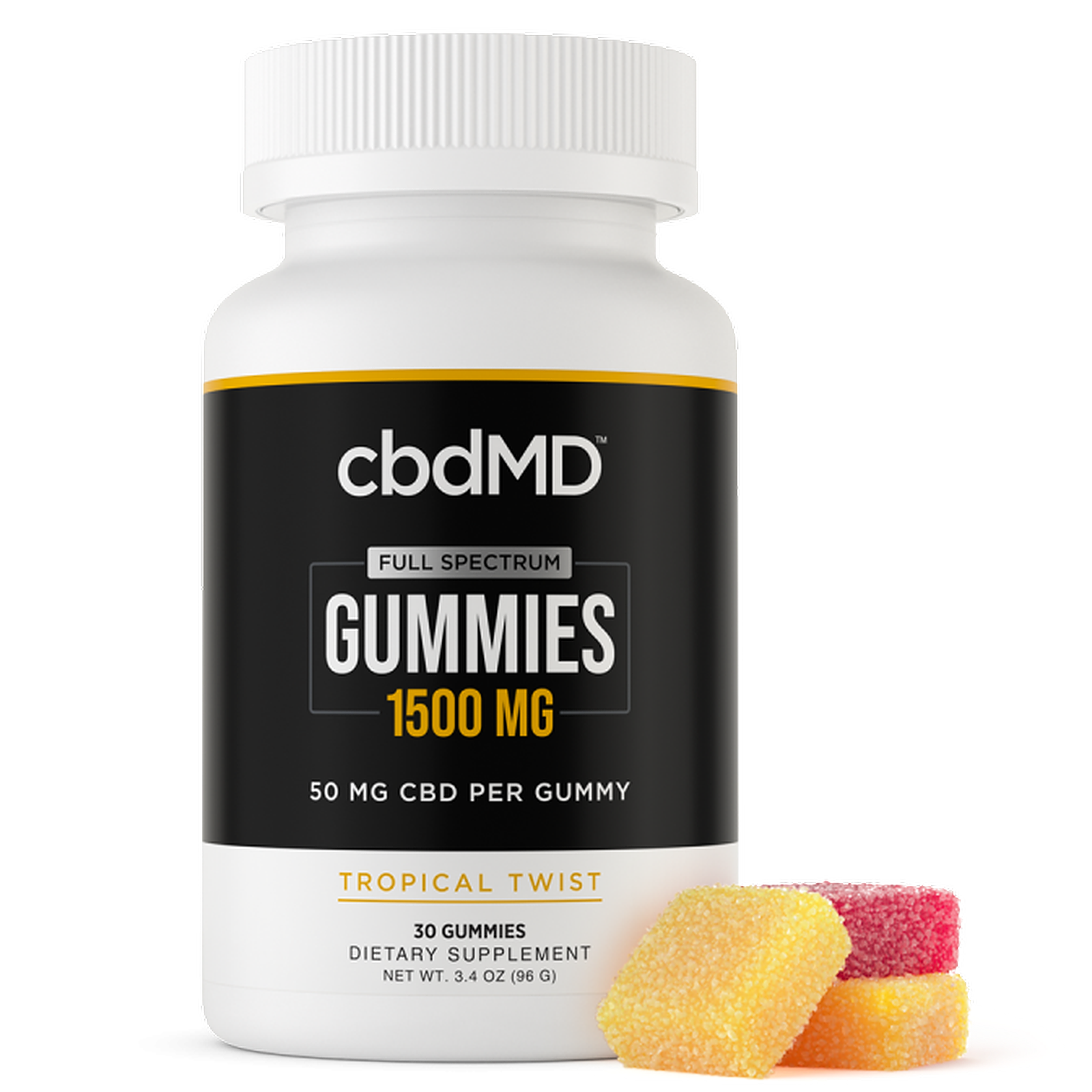 Cbdmd Full Spectrum Cbd Thc Gummies Leafly