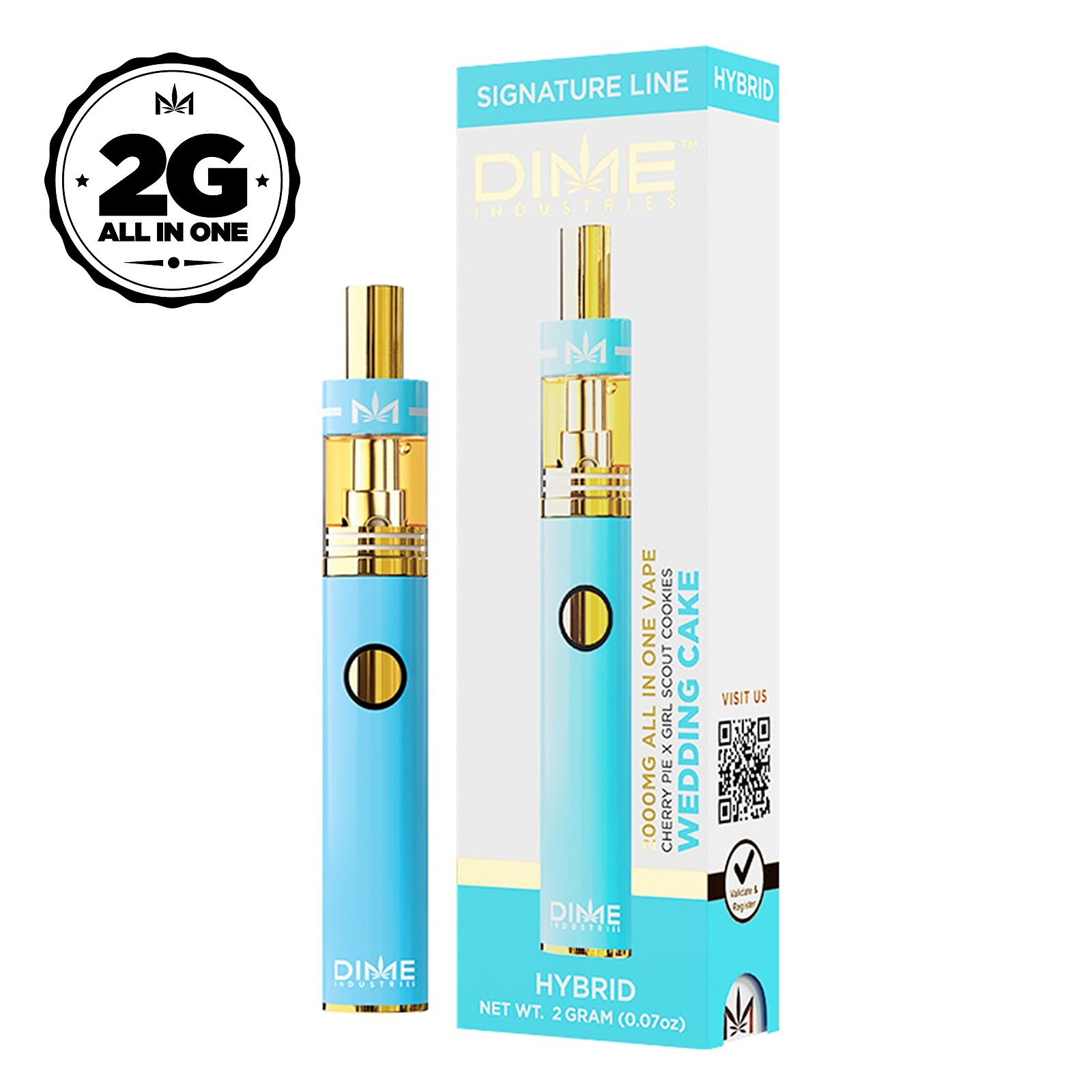 Dime Industries: Wedding Cake 2G All in One Device | Leafly