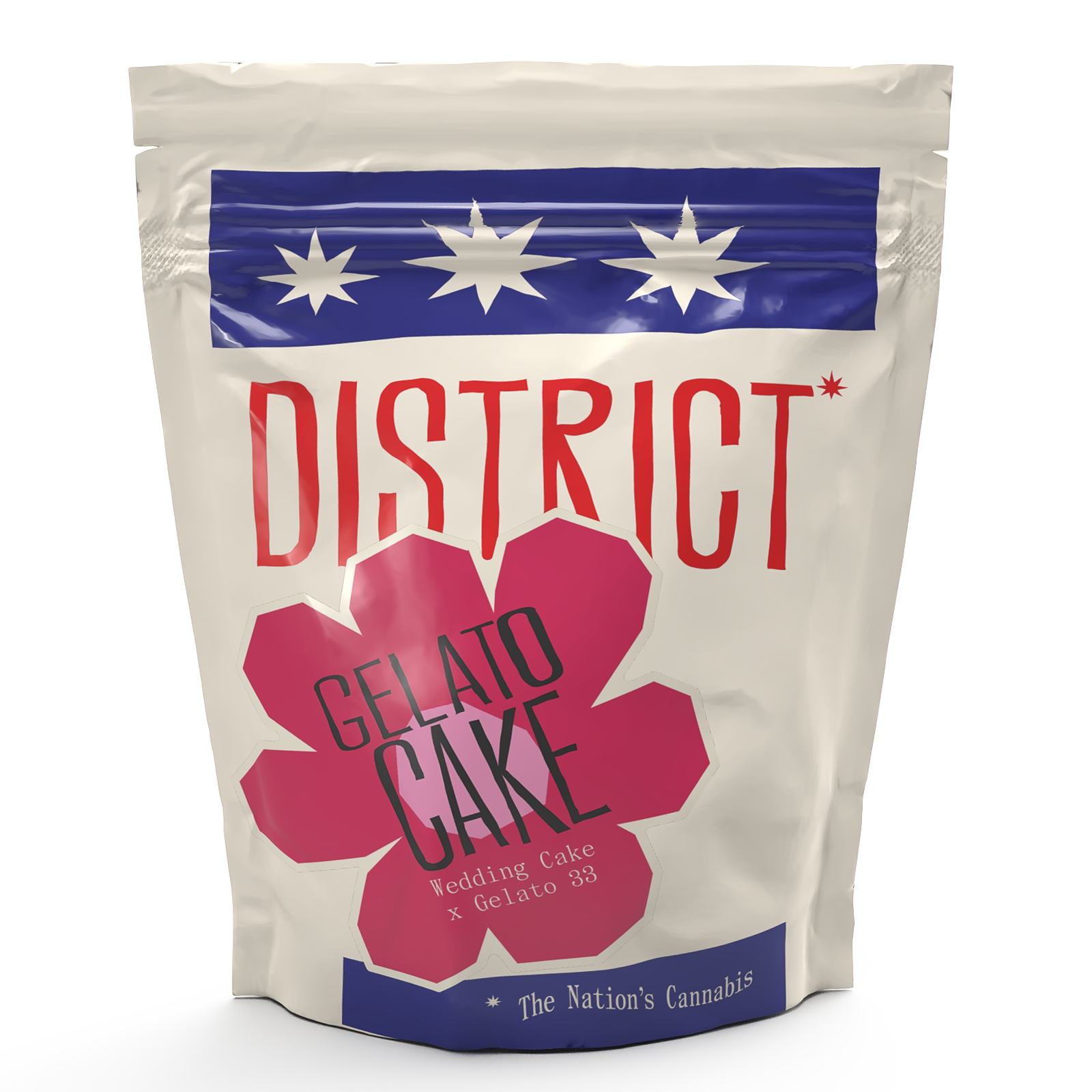District Cannabis: Gelato Cake Flower 14g | Leafly