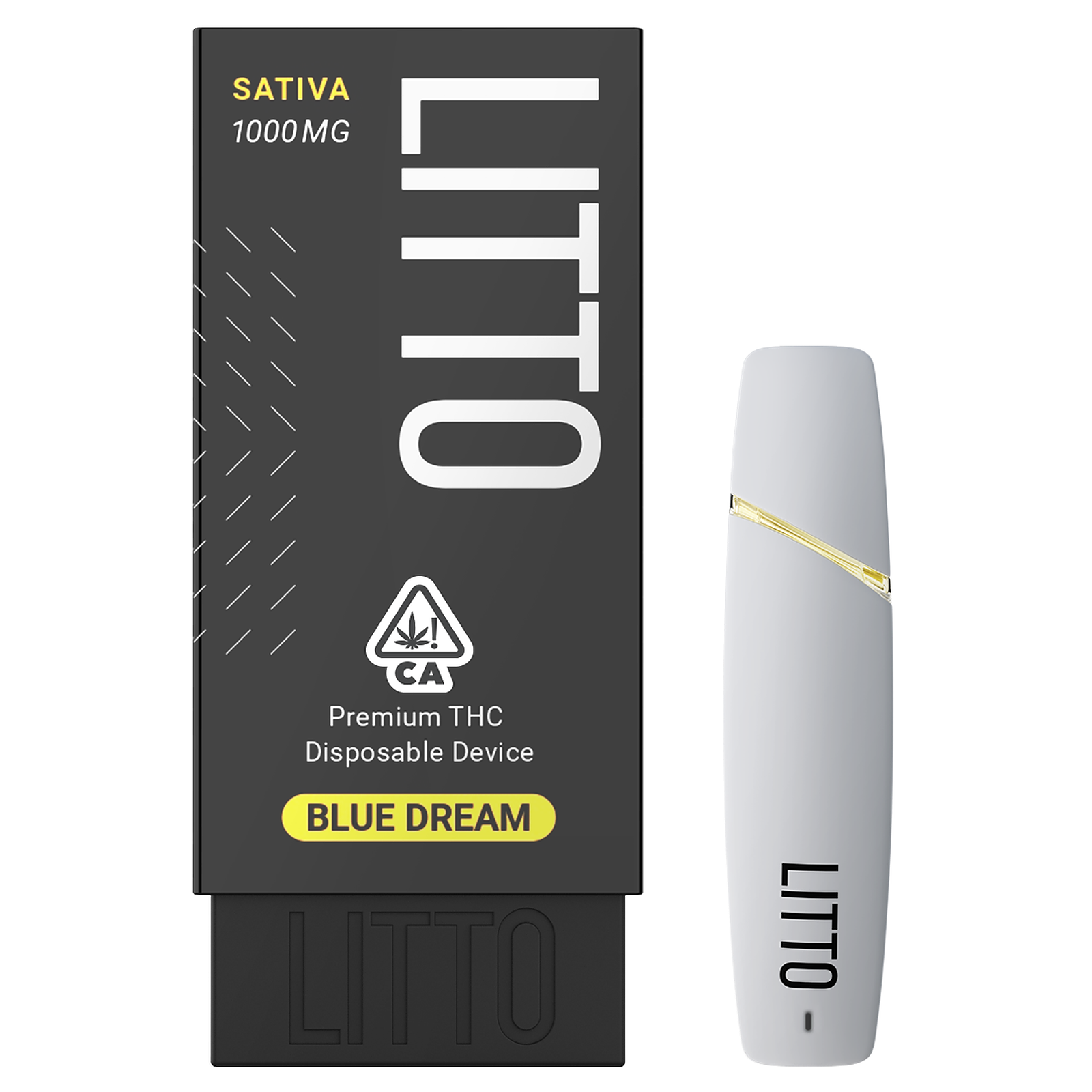 LITTO: LITTO - Blue Dream - Premium THC Disposable Vape Pen - 1G | Leafly