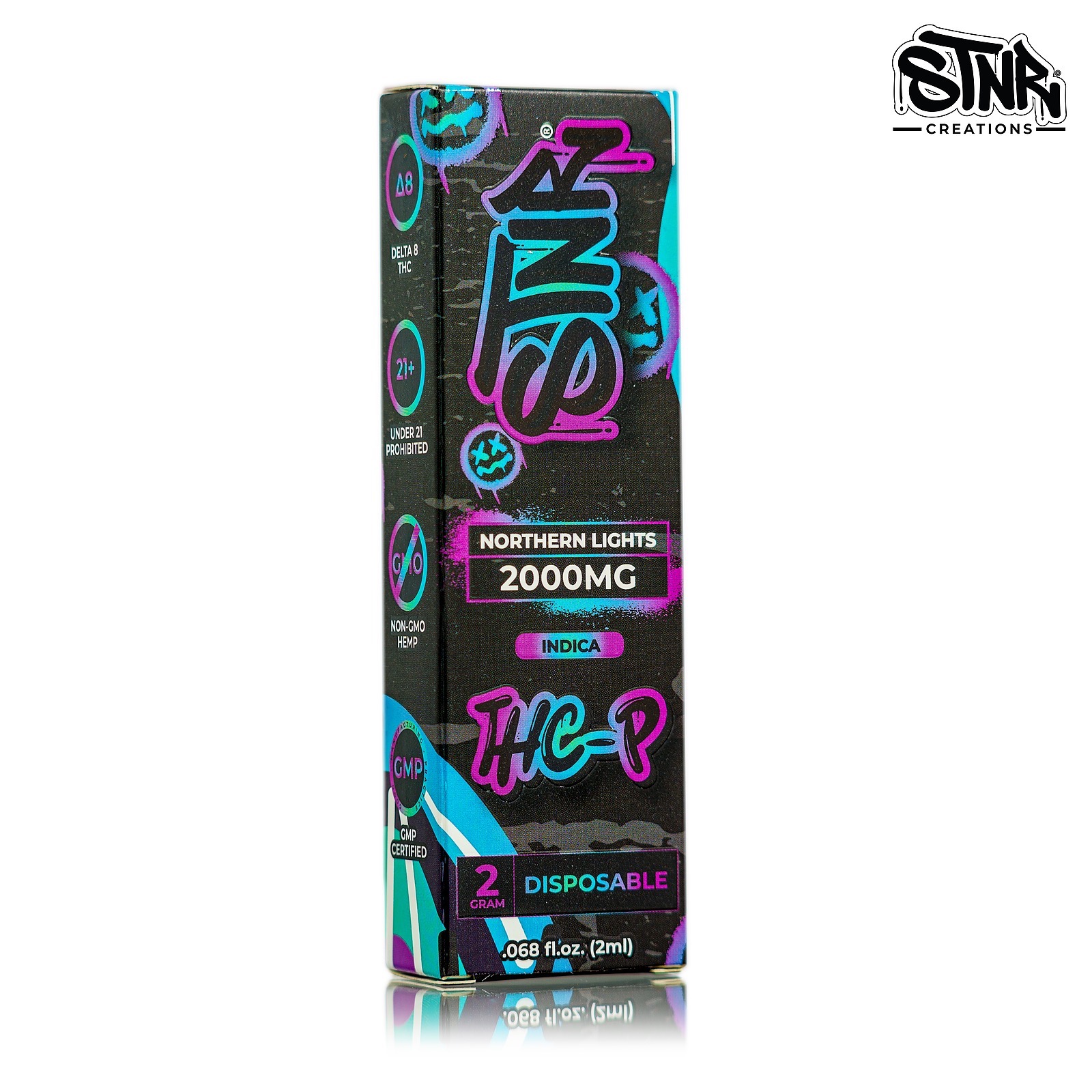 STNR Creations: Northern Lights THC-P | 2 Gram Disposable | Leafly
