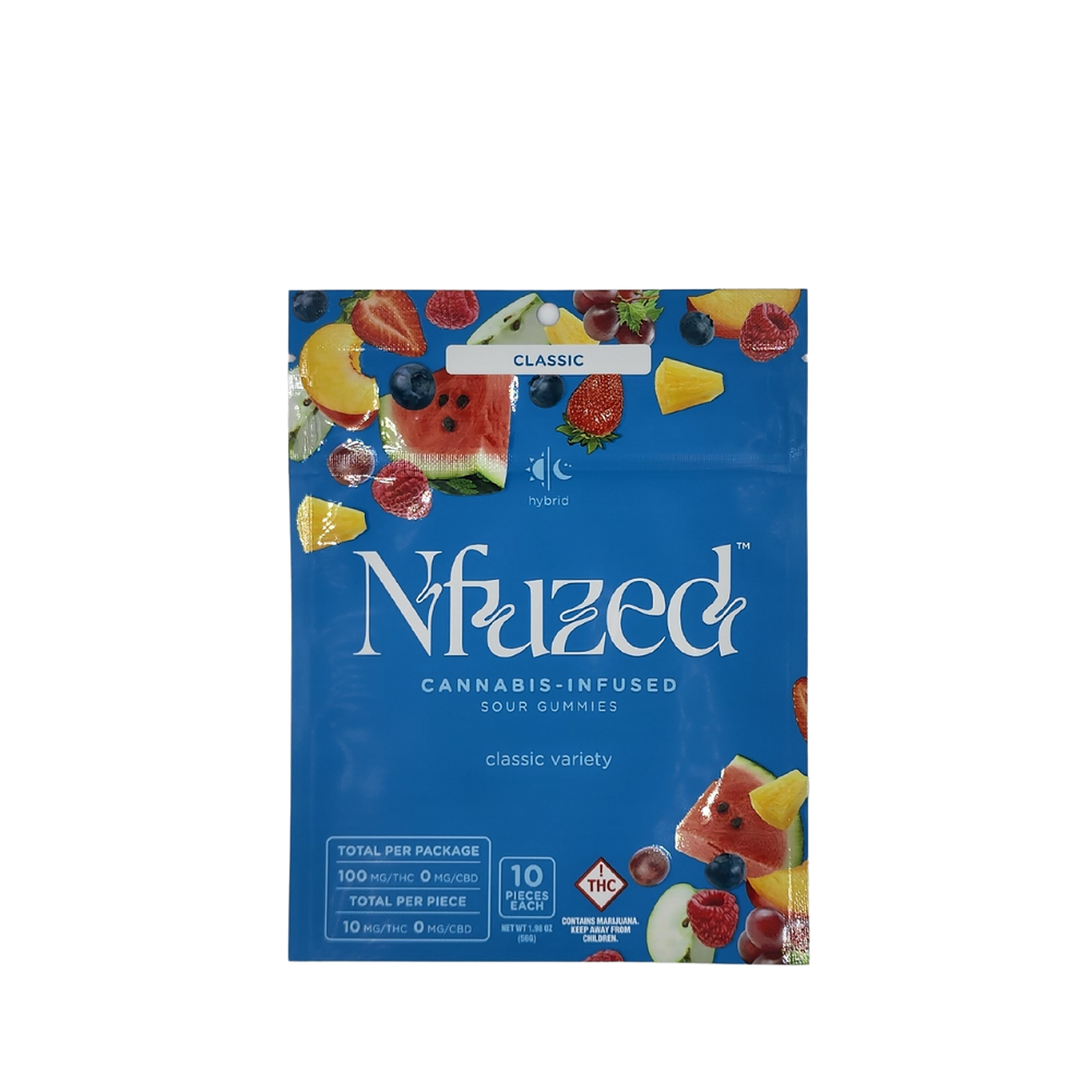 NFuzed: NFuzed THC Sour Gummies 100mg Variety Pack | Leafly