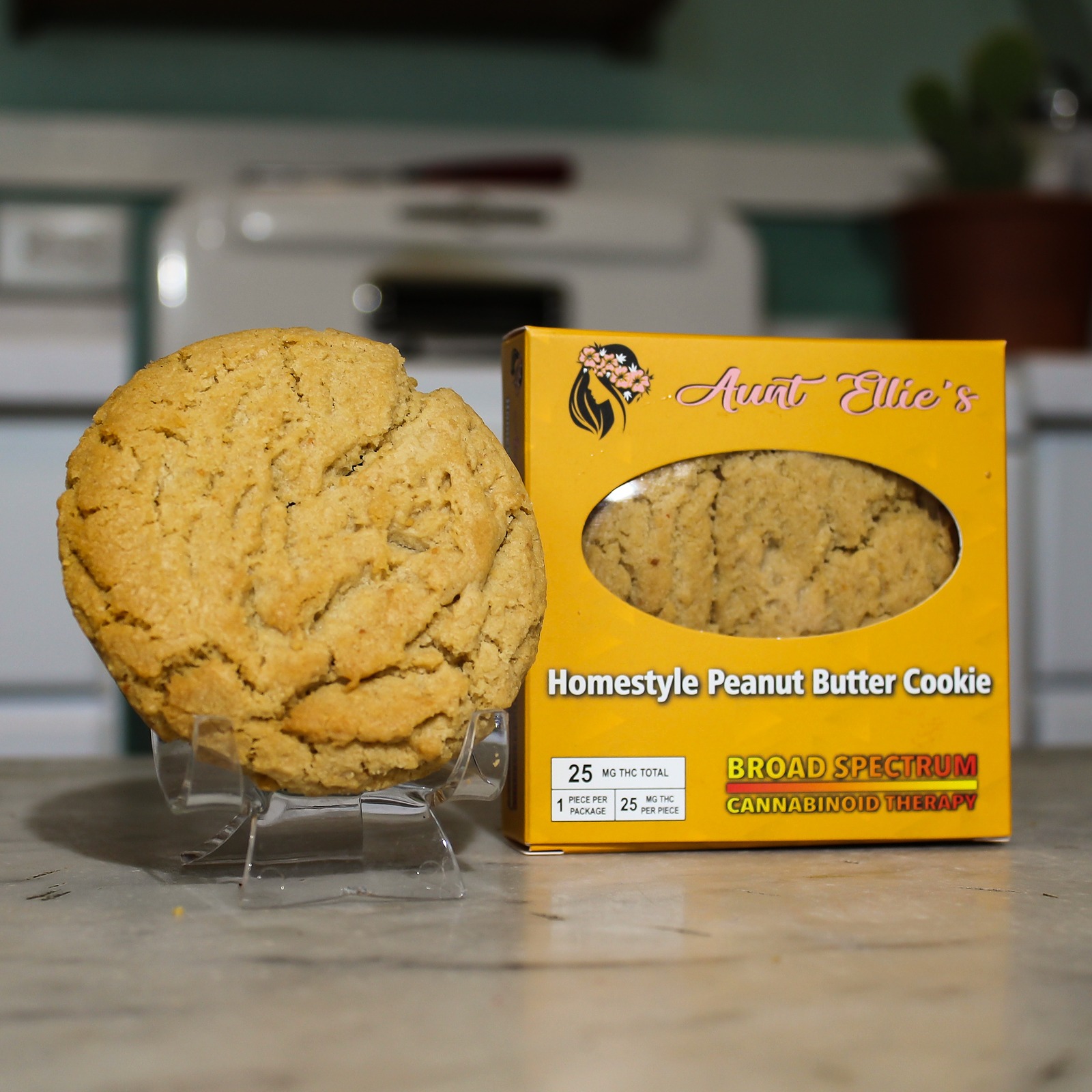 Aunt Ellie's: Aunt Ellie's - Homestyle Peanut Butter Cookie [25mg] | Leafly