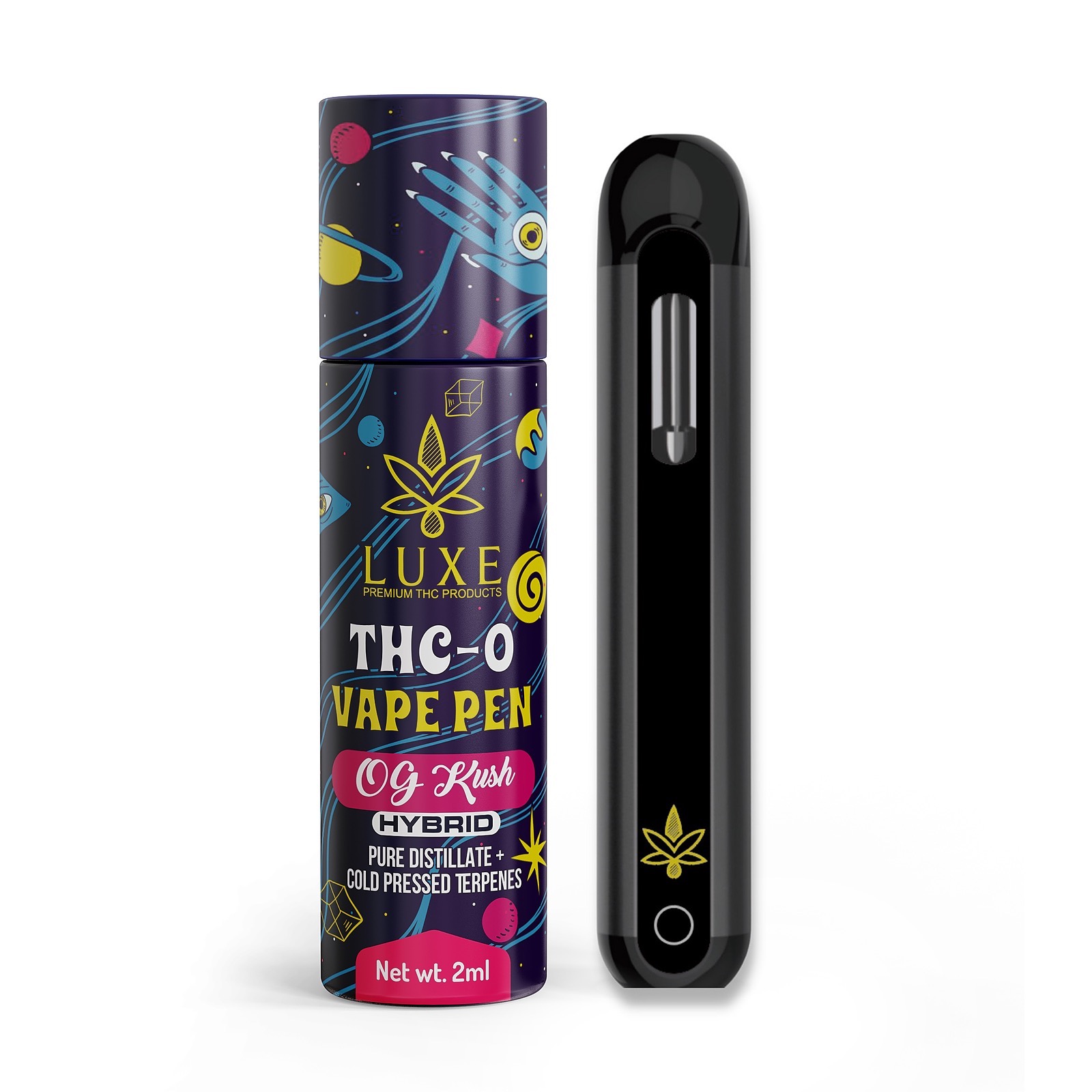 Luxe THC | 25% OFF with code LEAFLY: 2ml THC-O OG Kush Live Resin Vape pen | Leafly