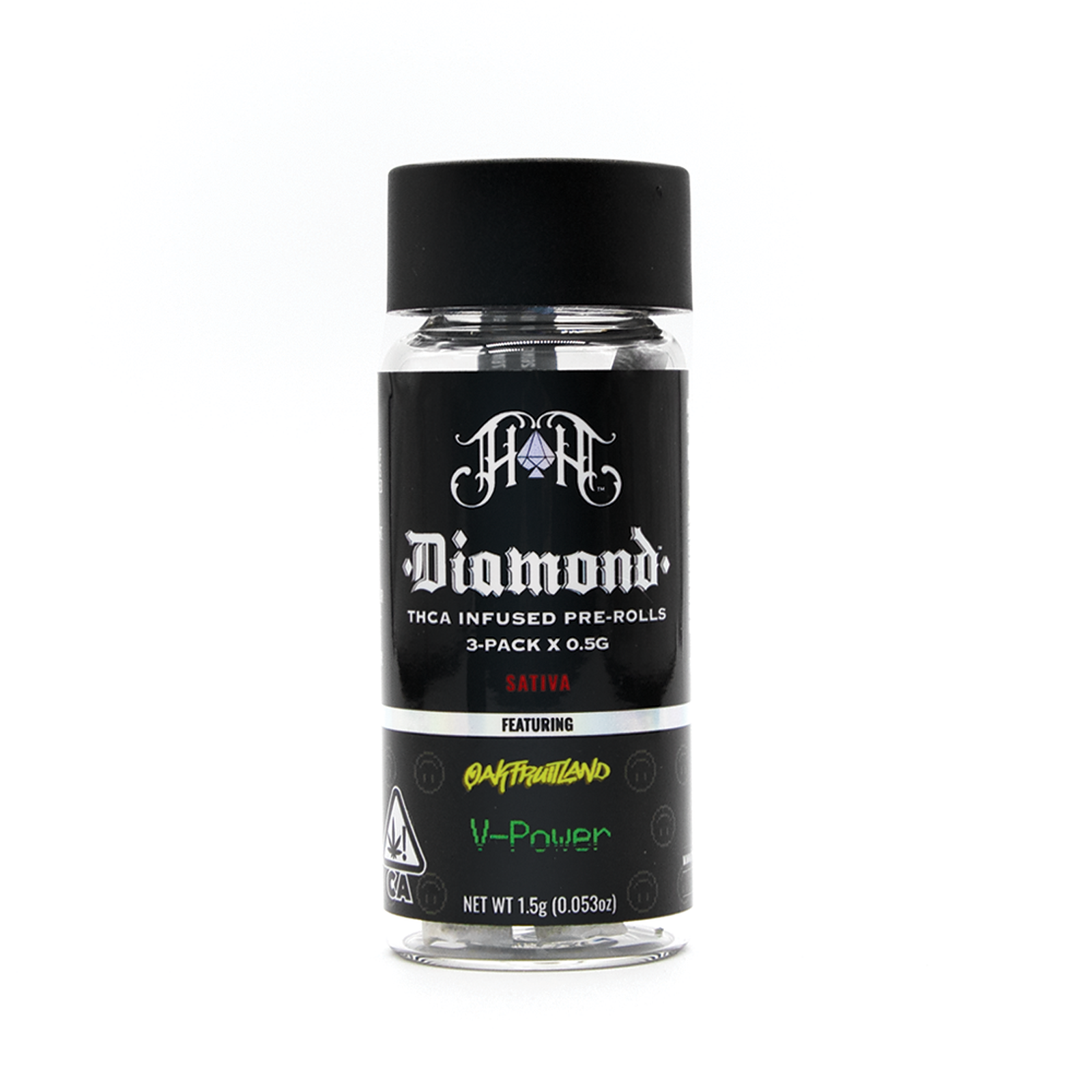 Heavy Hitters: OakFruitland: V-Power Infused Diamond Pre-Roll 3 Pack 1 ...