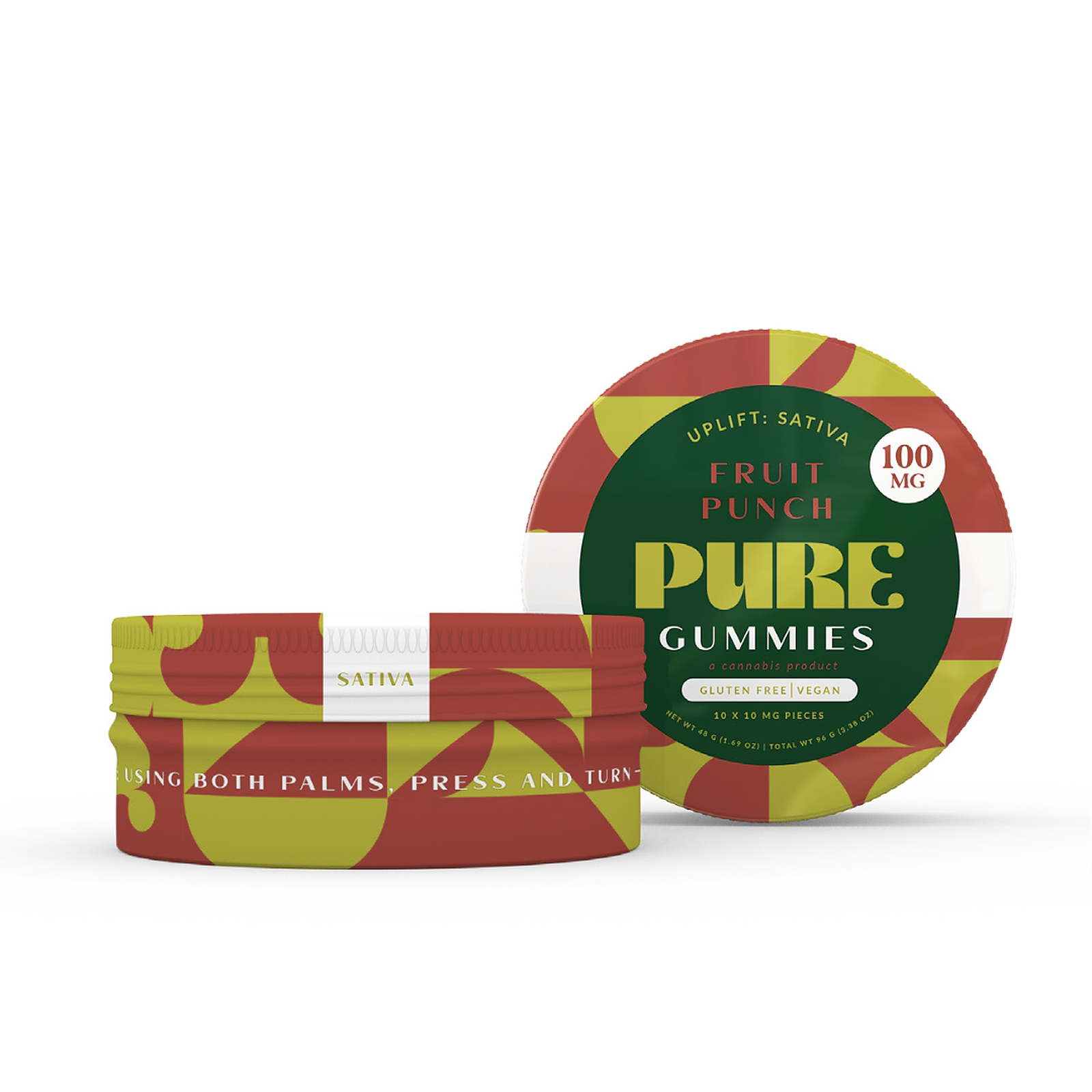 Pure Edibles: Pure Gummies 100mg Fruit Punch | Leafly