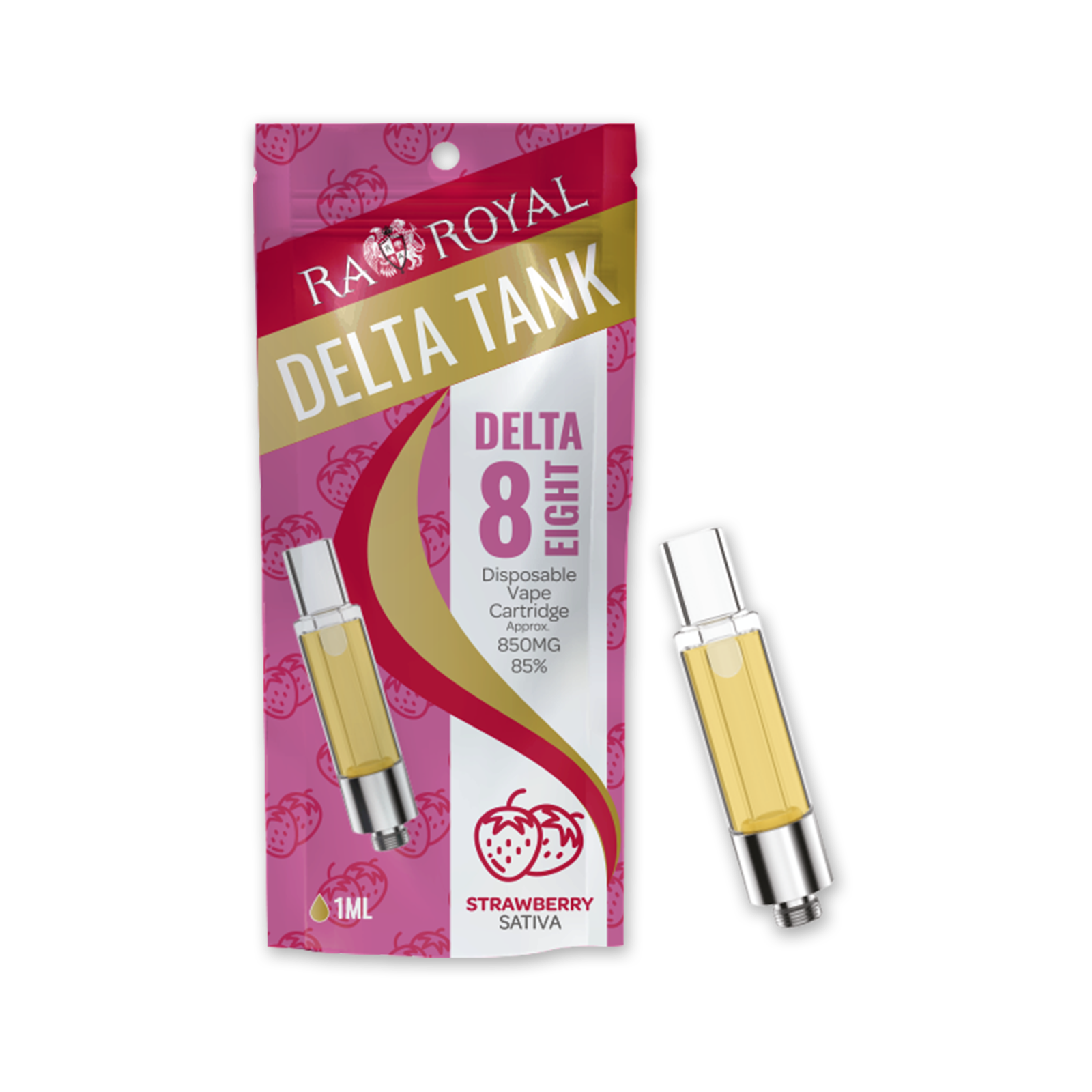 Ra Royal R A Royal Delta 8 Vape Tank Strawberry Sativa Leafly