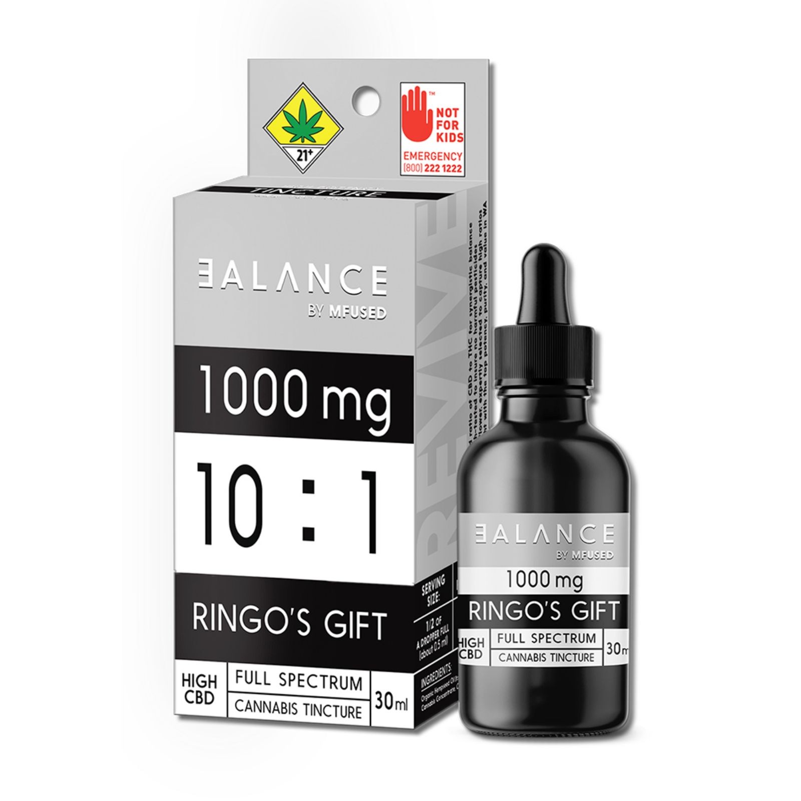 MFUSED: BALANCE Tincture Ringo's Gift - 10:1 - 30ml | Leafly